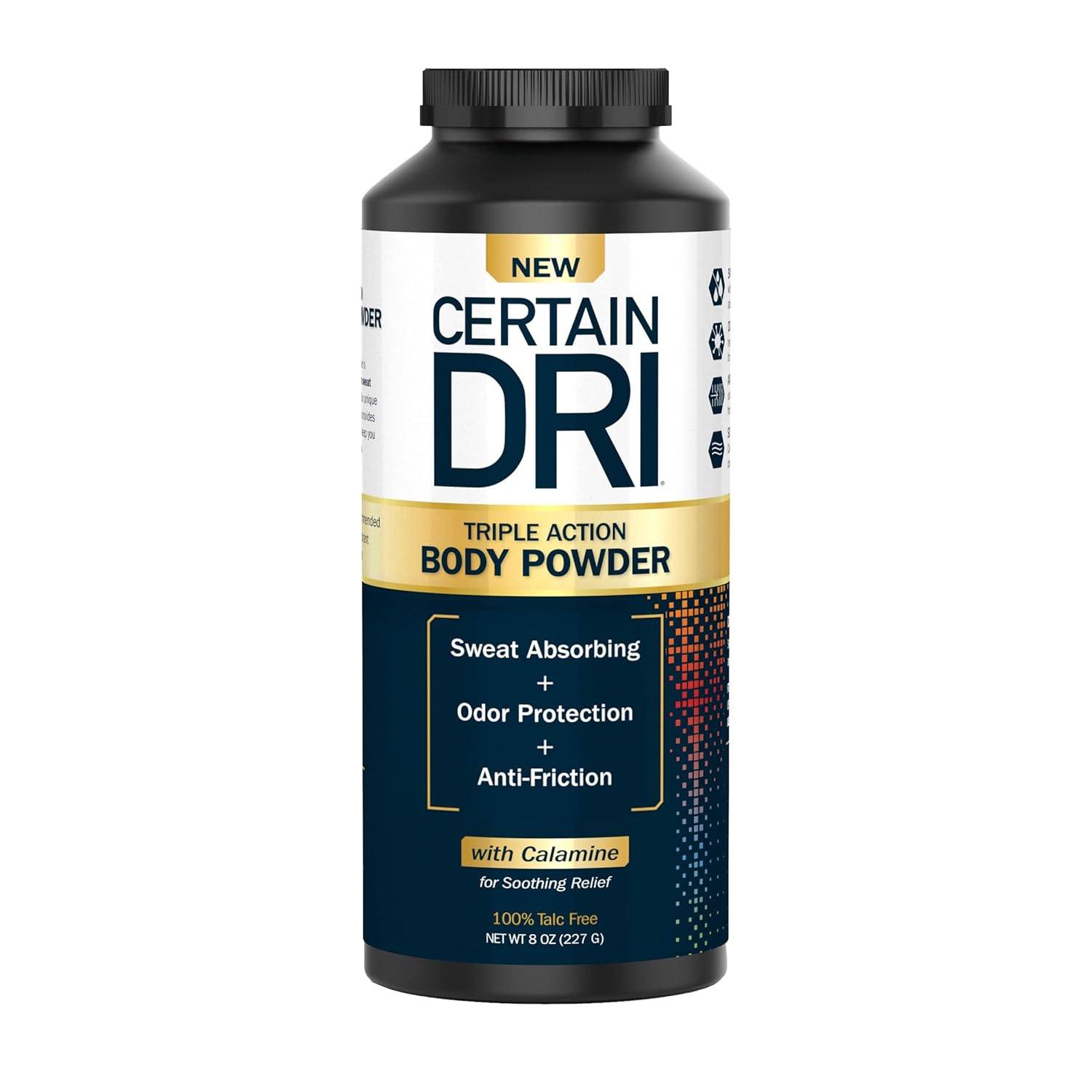 Amazon.com : Certain Dri Body Powder for Men and Women, Maximum Sweat ...