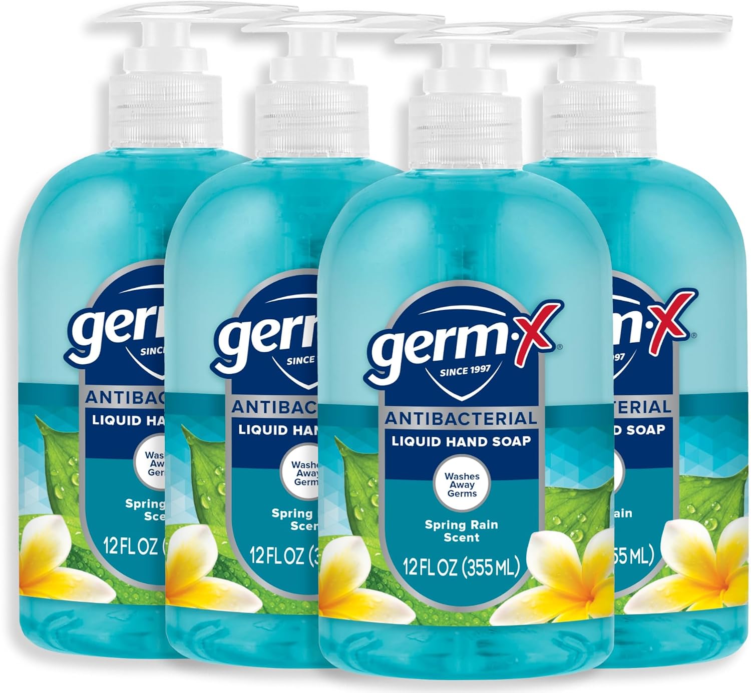 Amazon.com: Germ-X Antibacterial Hand Soap, 12 Oz (Pack 4 ...