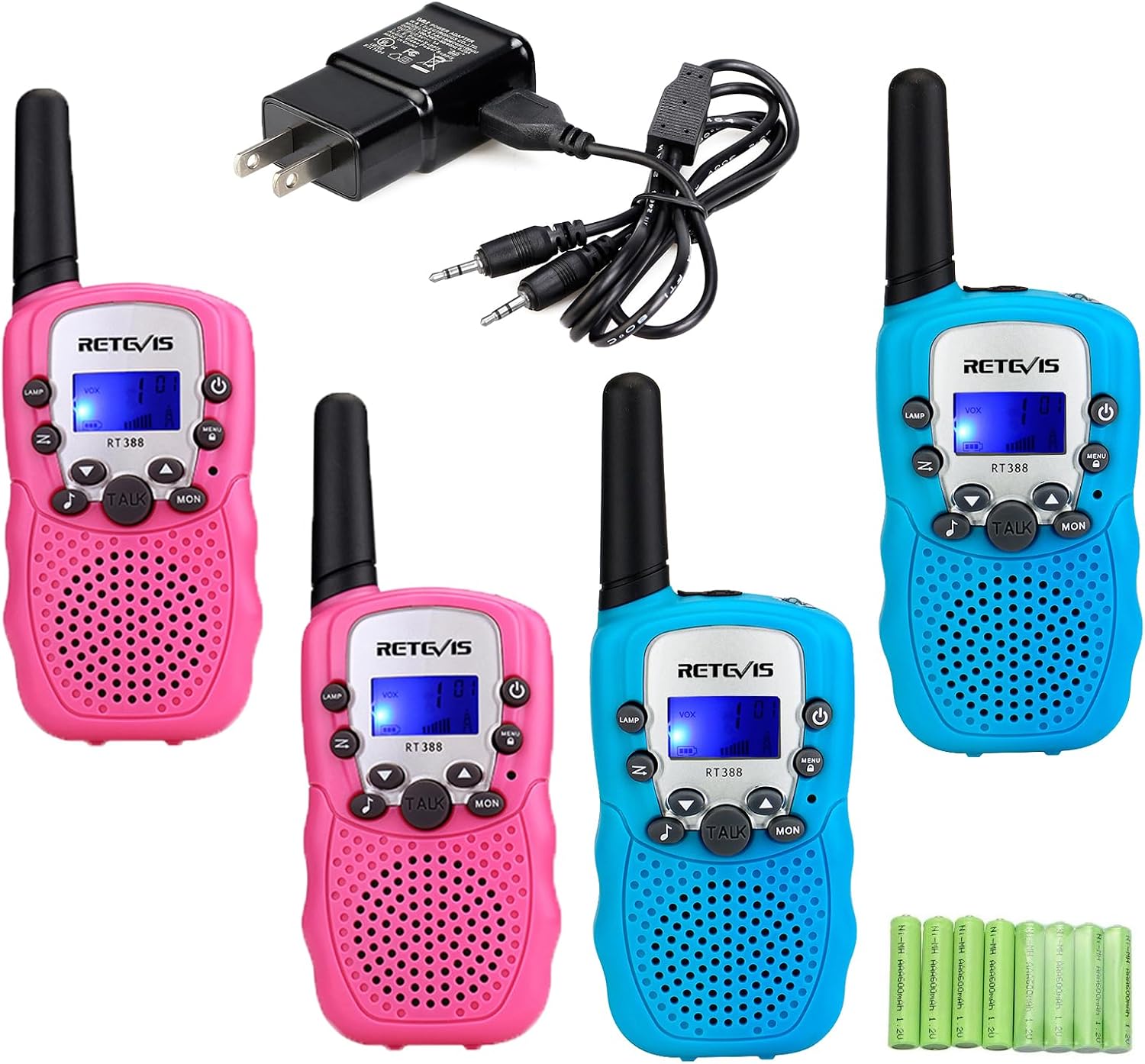 Amazon.com: Retevis RT388 Kids Walkie Talkies, Kids Gifts Toys for Boys ...