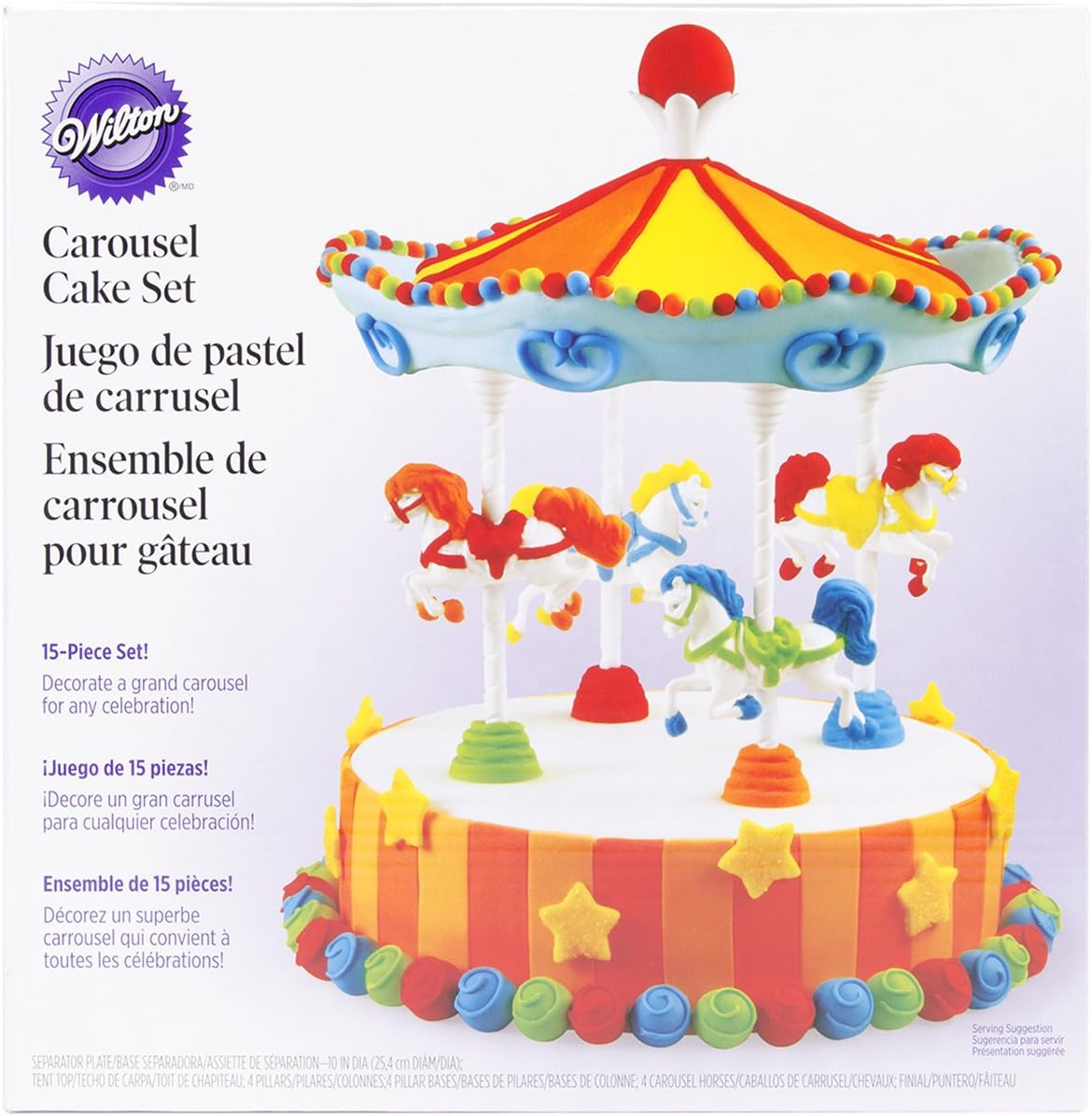 Amazon.com: Wilton Carousel Cake Set: Food Decorating Tools: Home & Kitchen