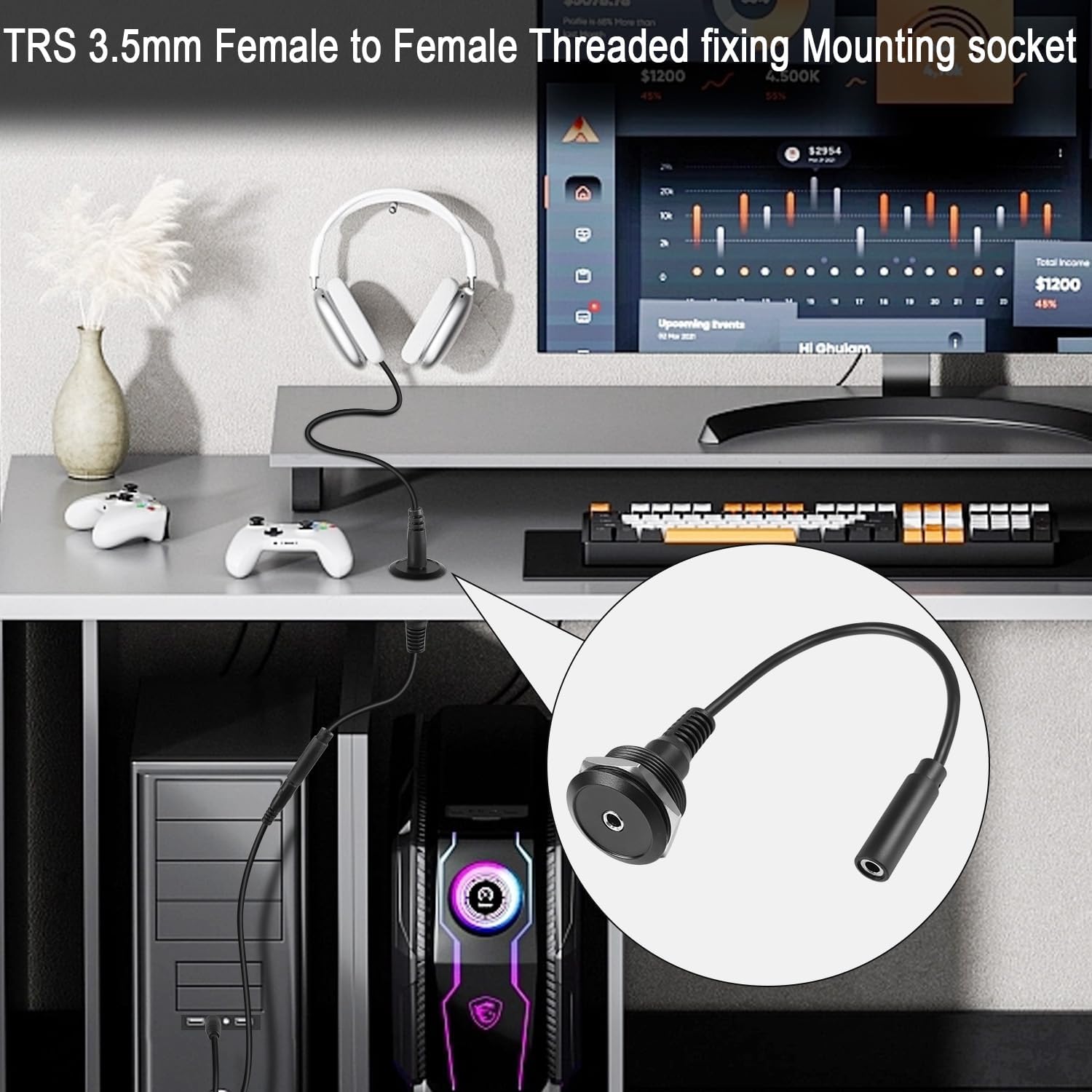 QIANRENON TRS 3.5mm Short Cable Threaded Fixing Philippines | Ubuy