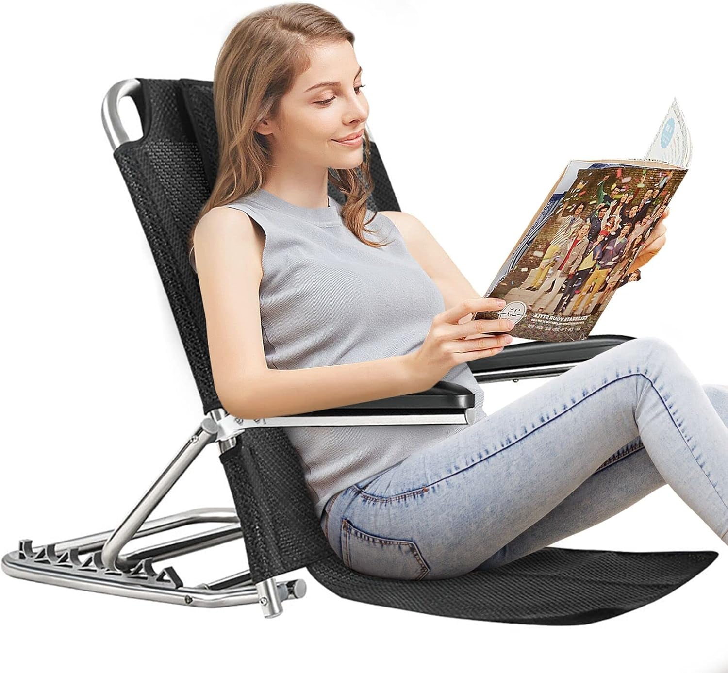 Bed Backrest For Sitting Up In Bed,Portable Folding Adjustable Sit-Up ...