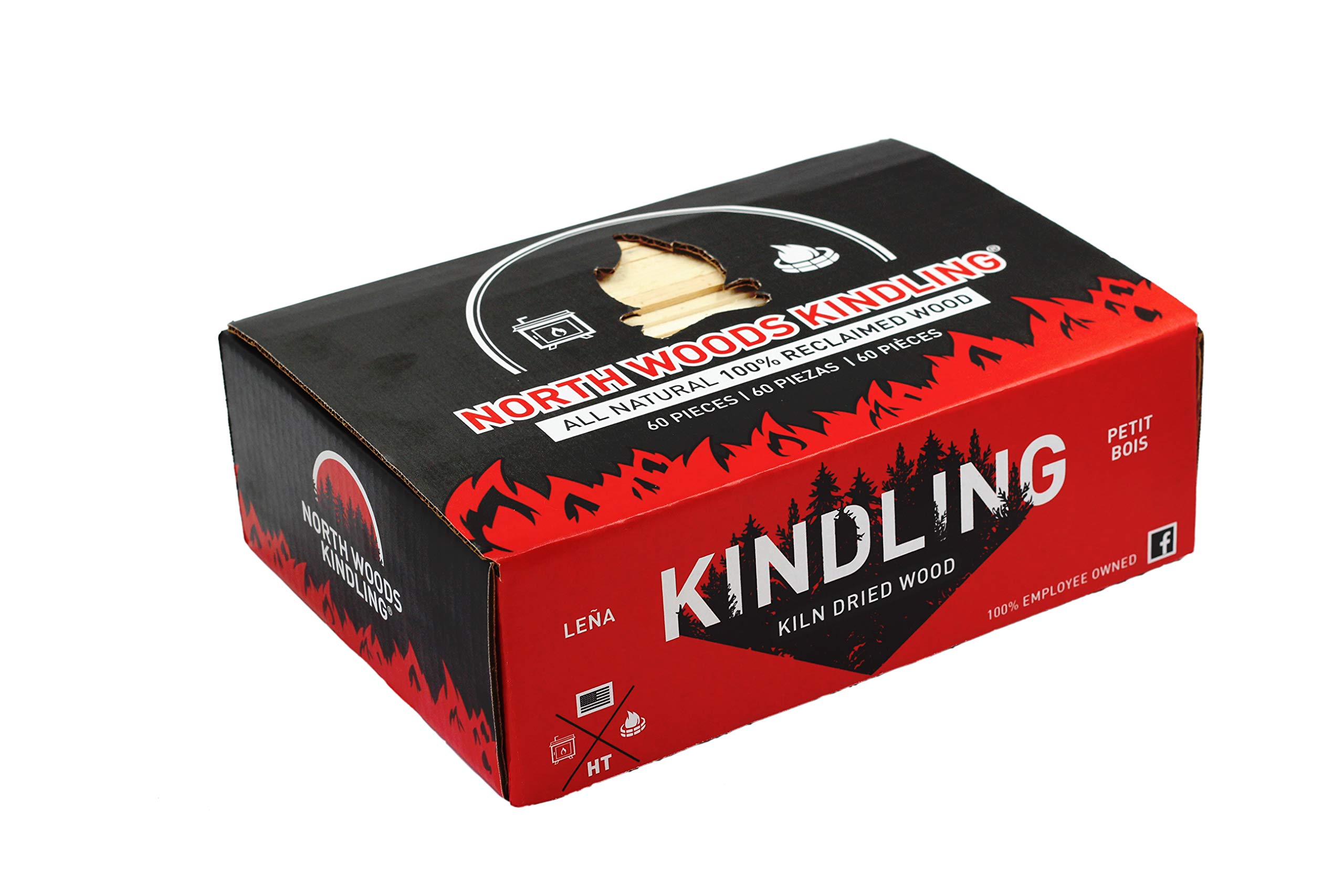 Amazon.com: North Woods Kindling 7 lb Fire Starter Firewood Sticks ...