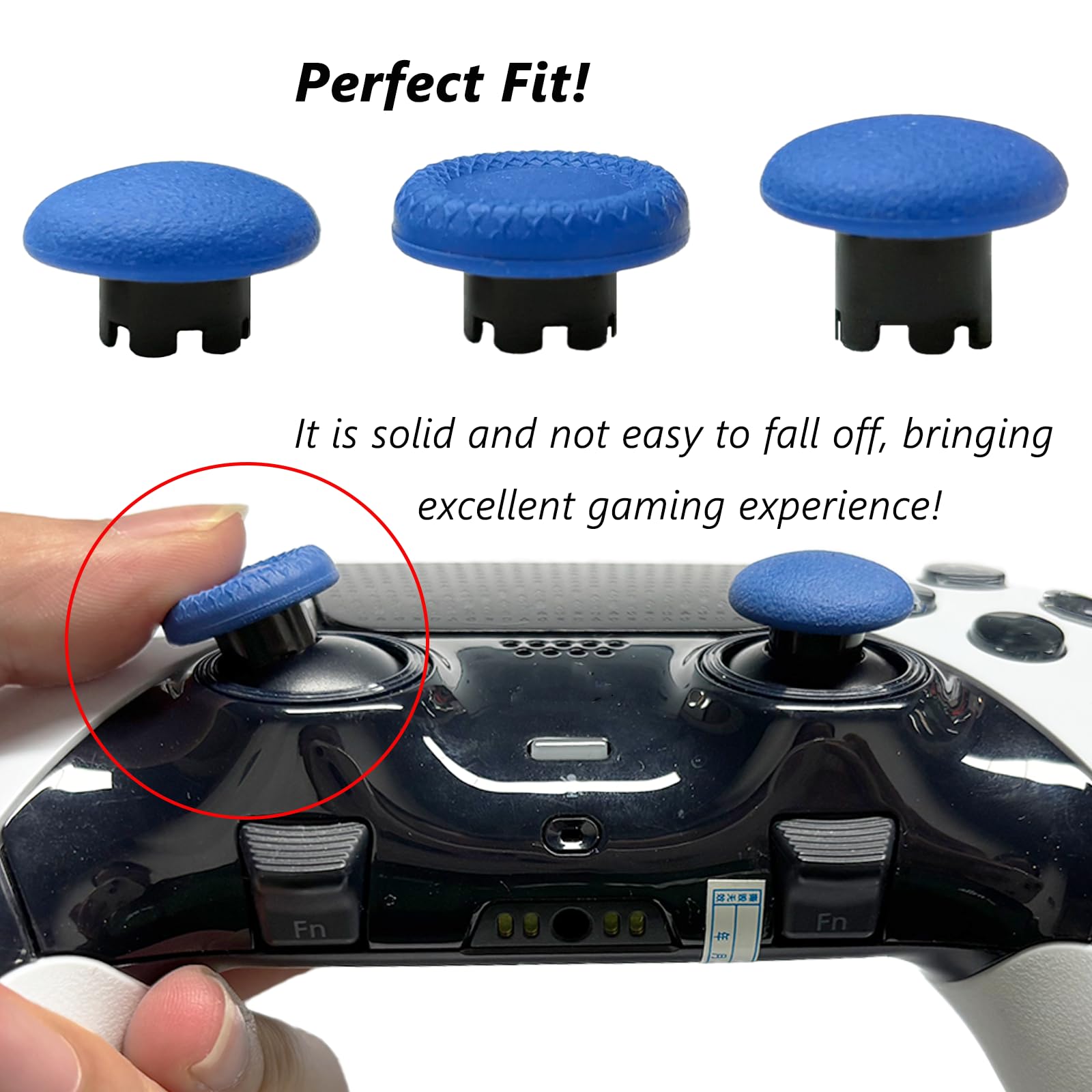 Snapklik.com : 6in1 Edge Controller Thumbsticks For PS5 Dualsense Edge ...