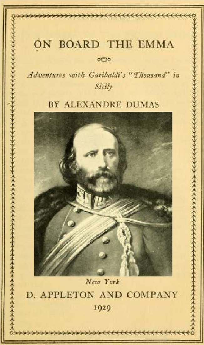 Amazon.com: On board the Emma, adventures with Garibaldis Thousand in ...