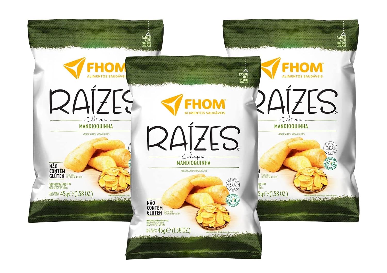 Amazon.com: FHOM Arracacia Chips, Gluten Free, Vegan, Exotic Root ...