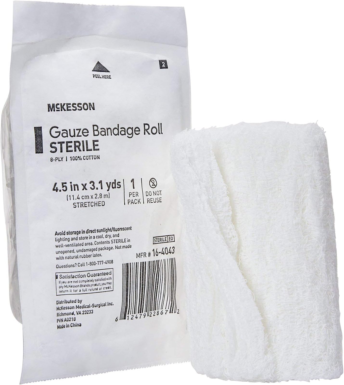 Amazon.com: Band-Aid Brand of First Aid Products Flexible Rolled Gauze ...