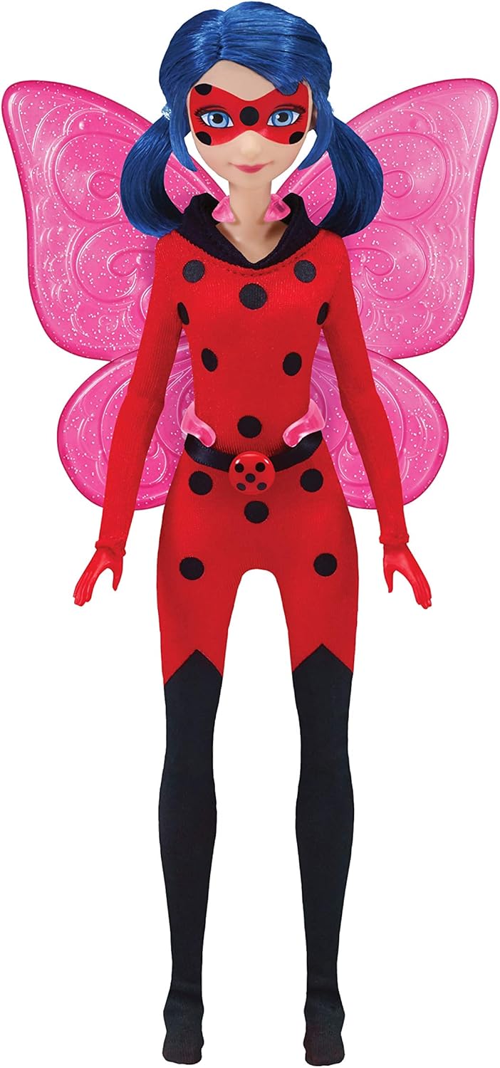 Amazon.com: BANDAI Miraculous 39904 Winged Ladybug Doll 26 cm : Toys ...