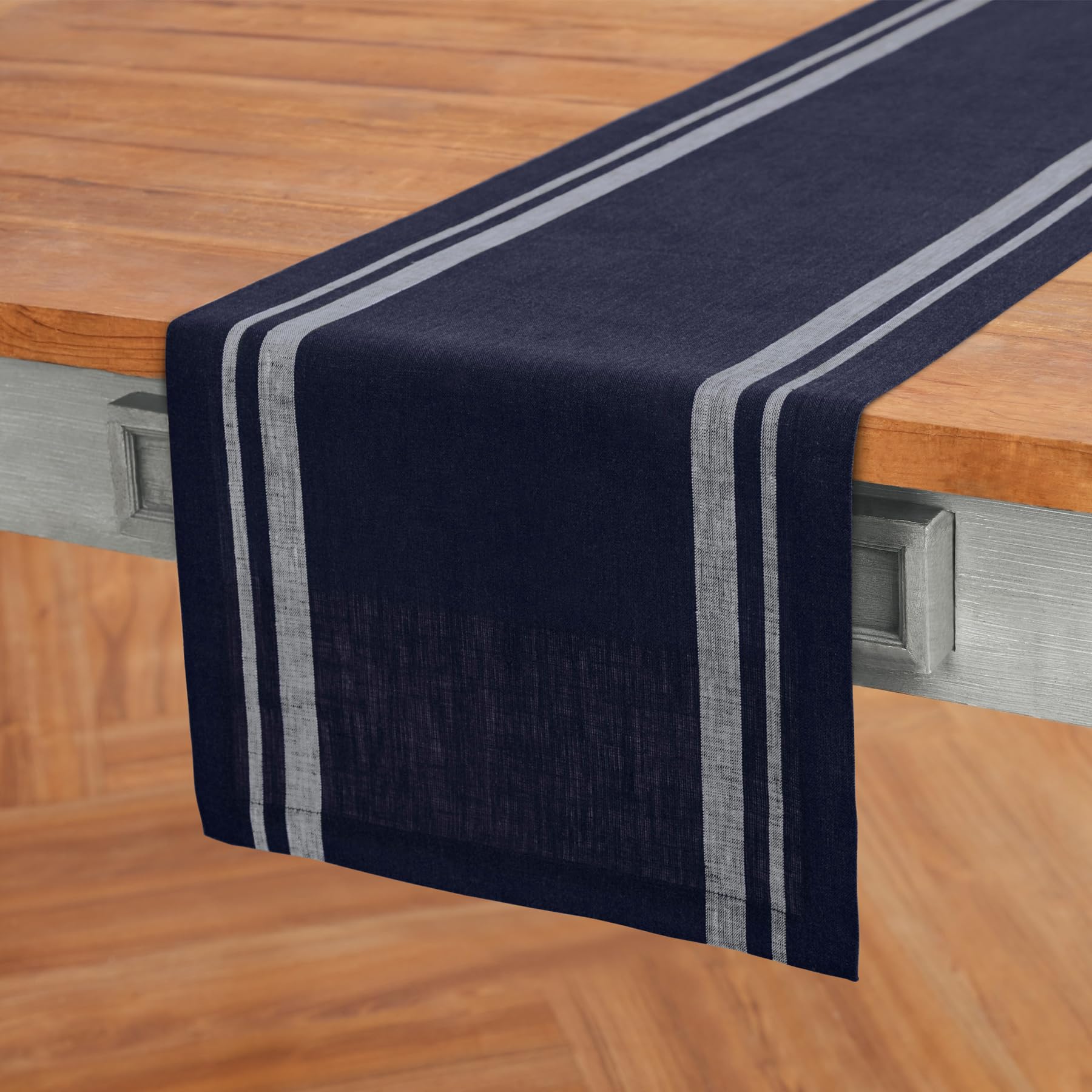Solino Home Striped Linen Table Runner â€“ 100% Pure Linen 14 x 90 ...