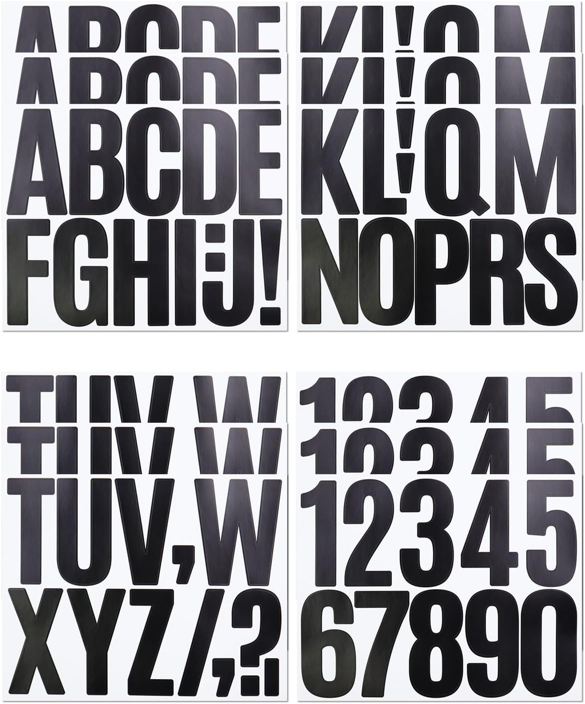 Amazon.com: 3 Inch Letter Stickers, 138 Pieces Self Adhesive Alphabet ...