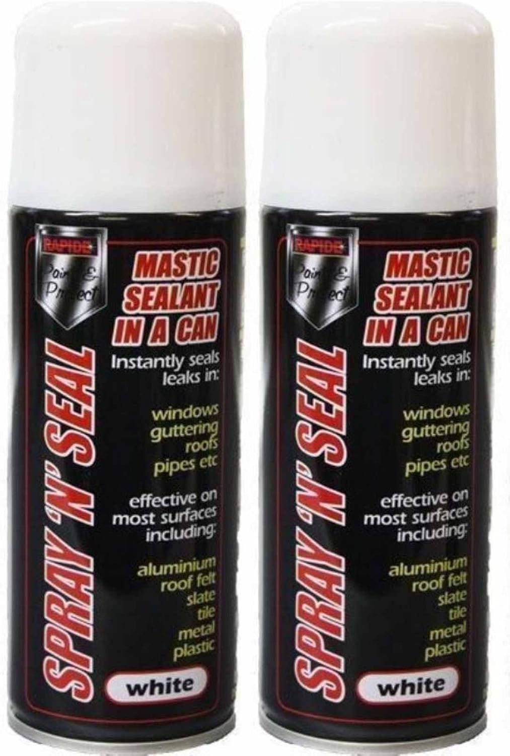 Ik-Onkar 2x Instant Leak Stop Mastic Spray For Roofs Gutters Windows ...