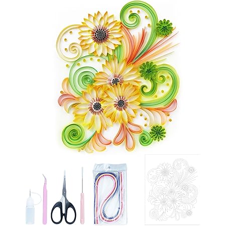 Uniquilling Quilling Kits Paper Quilling Kit for Adults Beginner, DIY ...