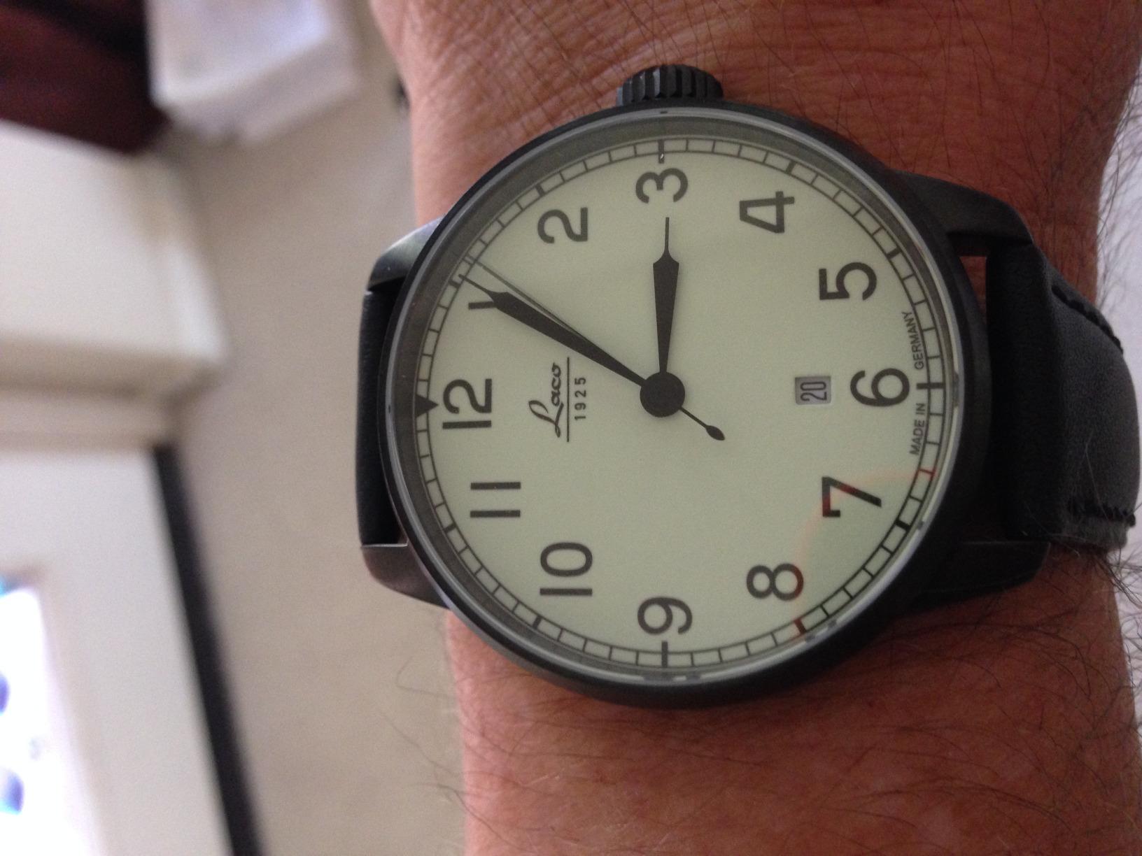 Amazon.com: Laco Casablanca Mens Analog Automatic Watch with Leather ...