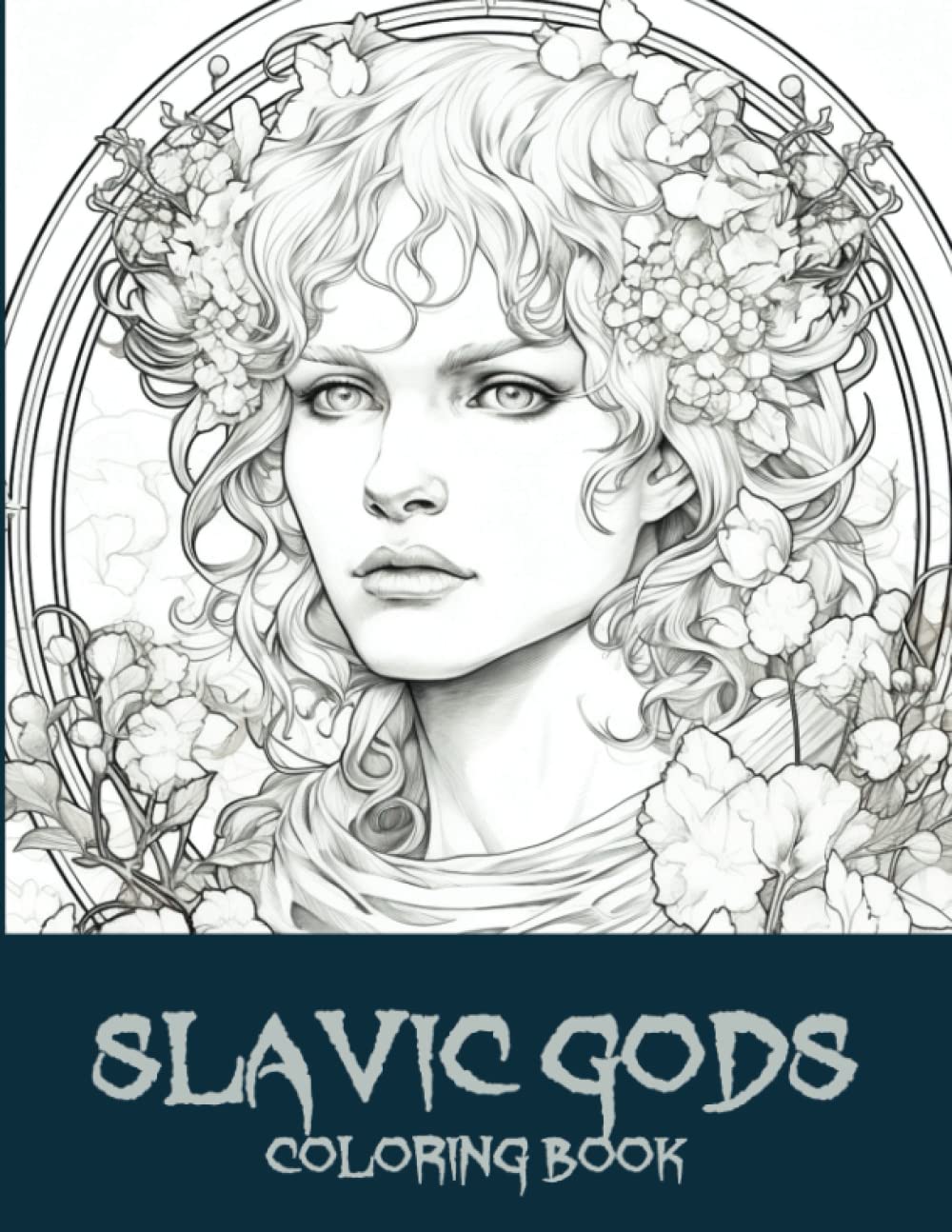 Slavic Mythology coloring book for adults, includes Slavic Goddesses ...