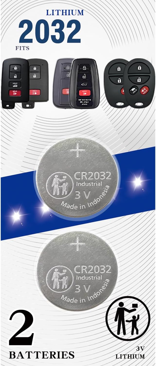 Amazon.com: Key Fob Replacement Batteries for Toyota RAV4 Camry Corolla ...
