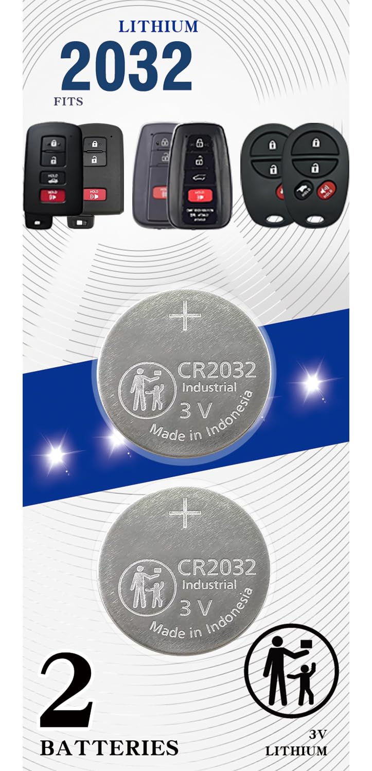 Amazon.com: Key Fob Replacement Batteries for Toyota RAV4 Camry Corolla ...