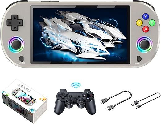 Amazon.com: M22pro Retro Handheld Game Console,5" IPS Screen Portable ...