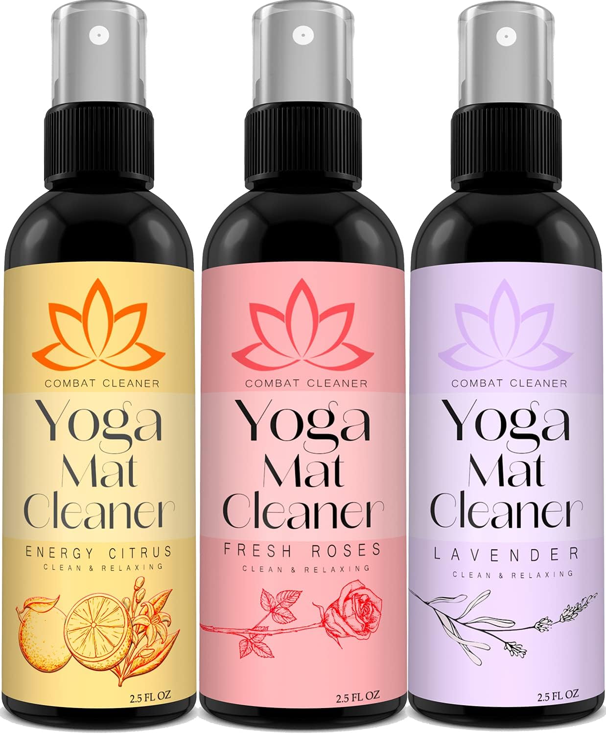 Amazon.com : Begley's Yoga Mat Cleaner and Deodorizer Spray 8oz, with ...