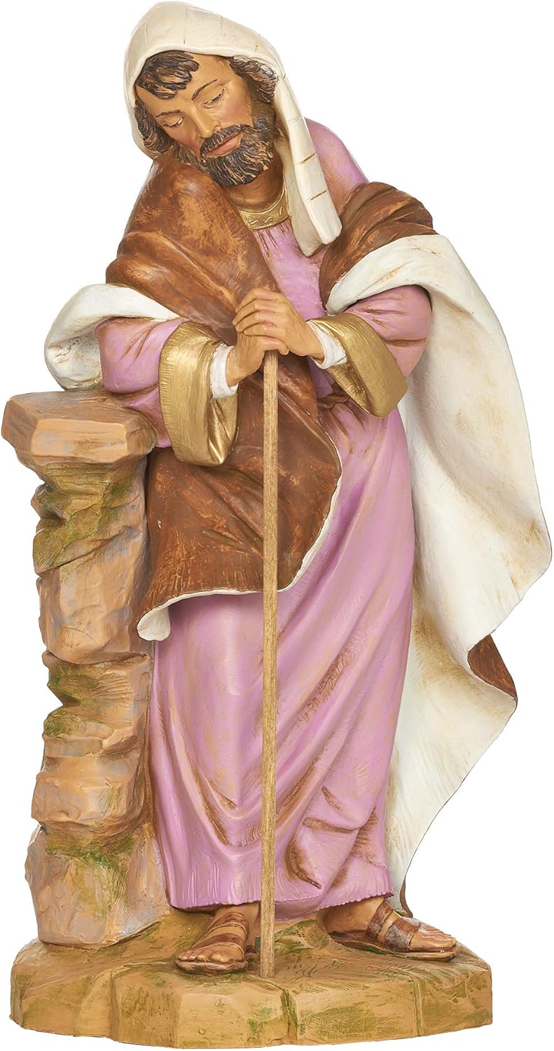 Amazon.com: Fontanini 53711 18" Joseph Figurine: Individual Nativity ...