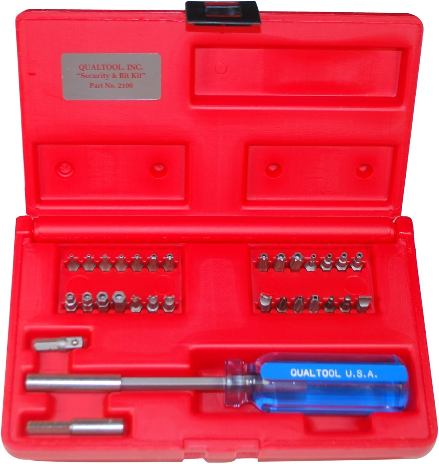Qualtool Premium 2100 The Security Bit Kit, 31-Piece : Amazon.co.uk ...