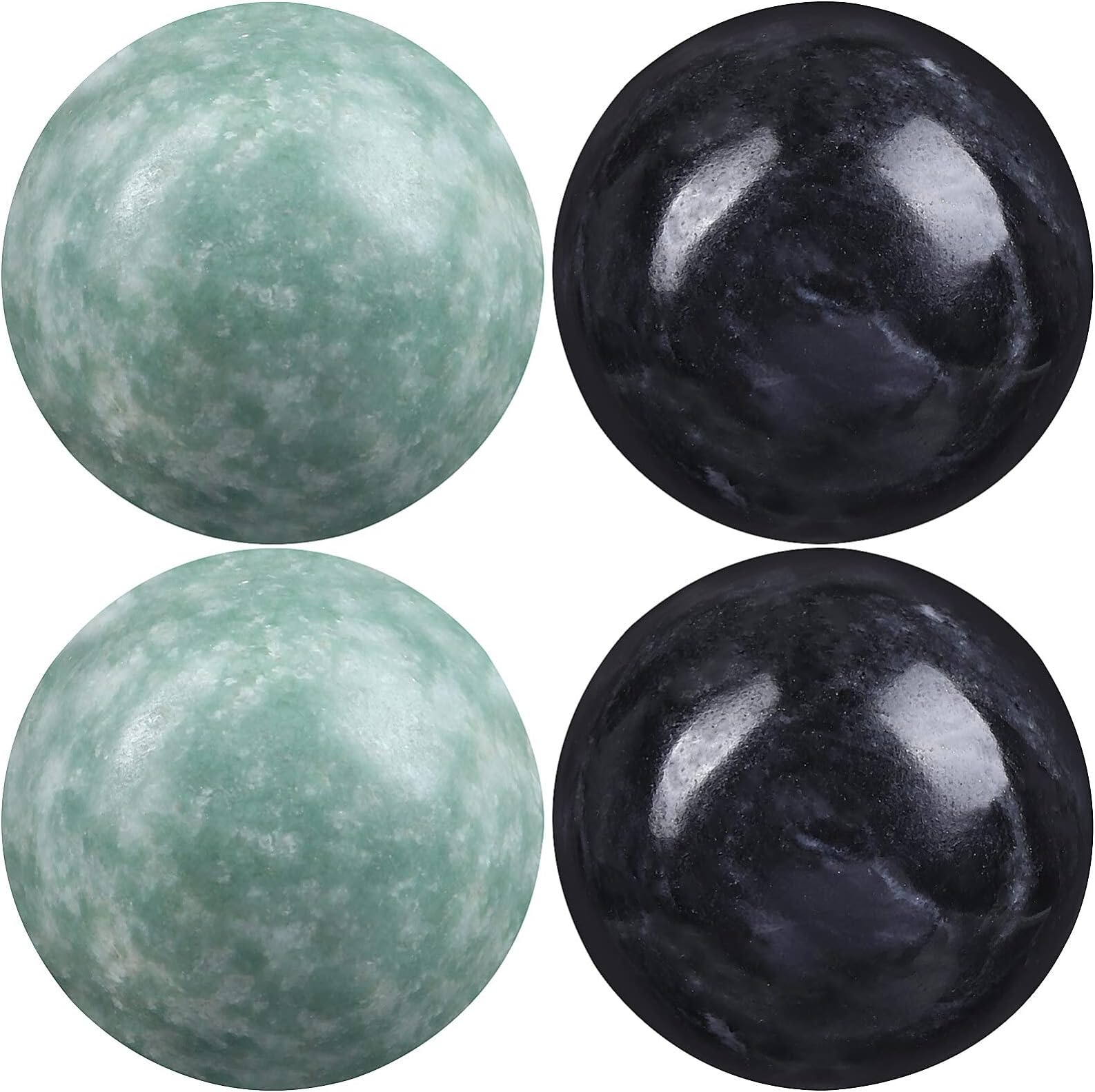 Amazon.com: MAGICLULU 4Pcs Solid Baoding Balls Chinese Health Exercise ...