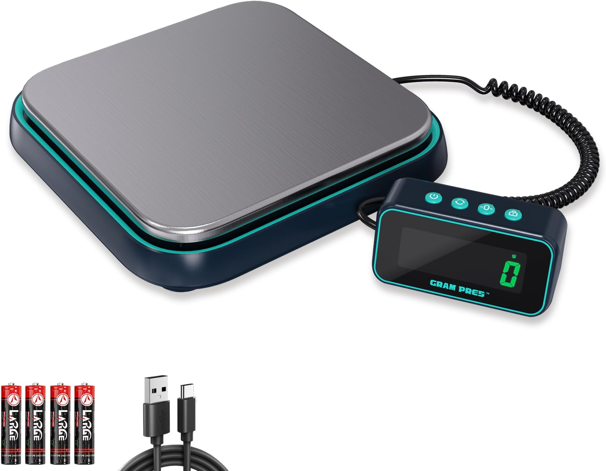 DYMO M2 Digital Shipping Scale | 2 kg Capacity USB Mailing Weighing ...