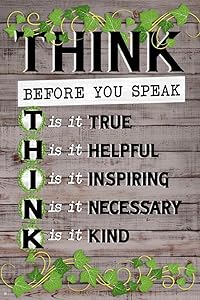 Amazon.com: Laminated Think Poster Classroom Farmhouse Decor Poster Dry ...