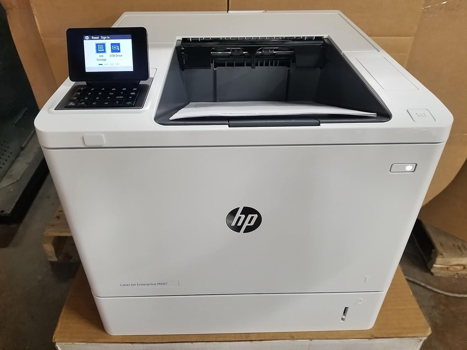 Amazon.com: HP LaserJet M607 M607n Laser Printer - Monochrome (Renewed) : Office Products