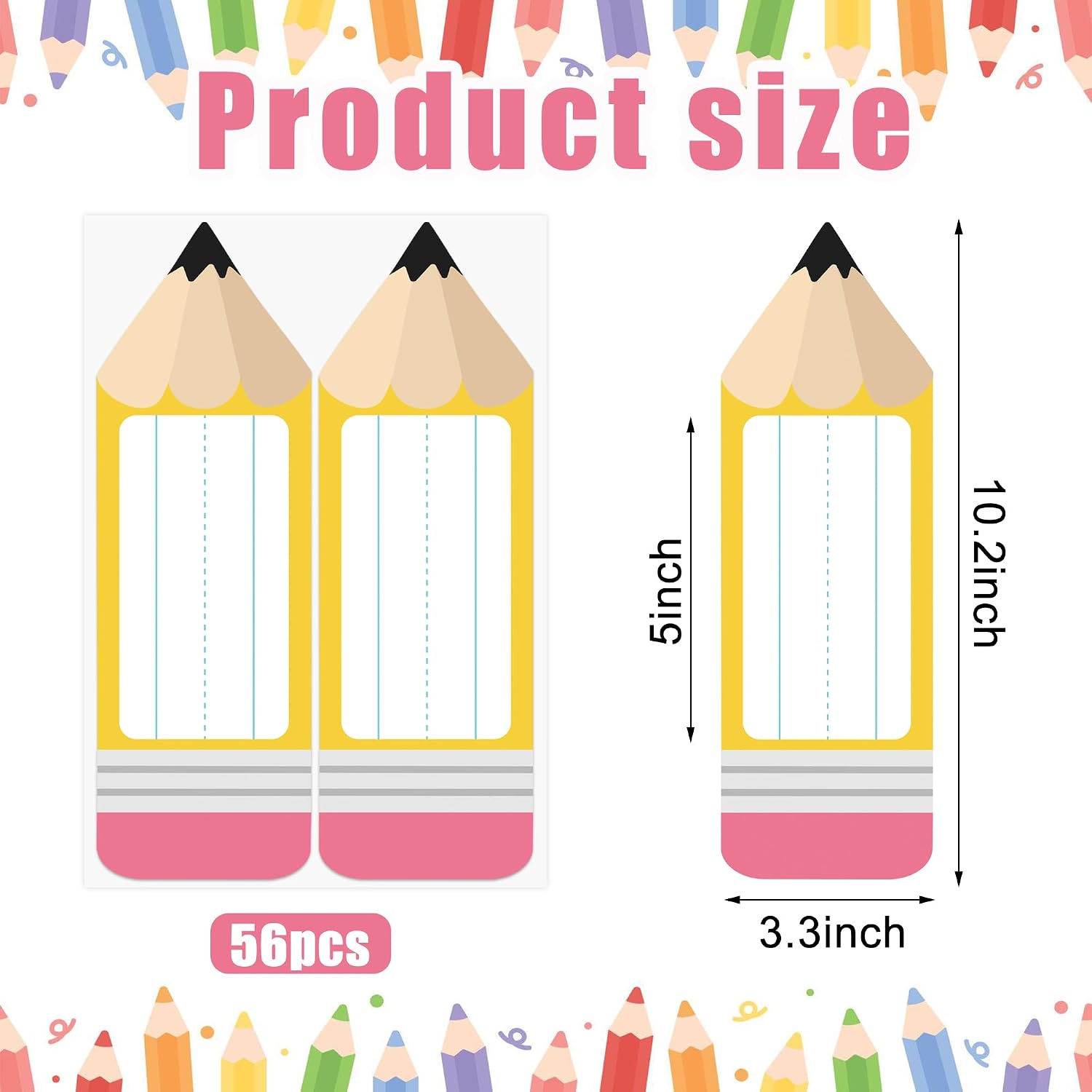 56 Pcs Name Tags for Desk Pencils Classroom Names Philippines | Ubuy