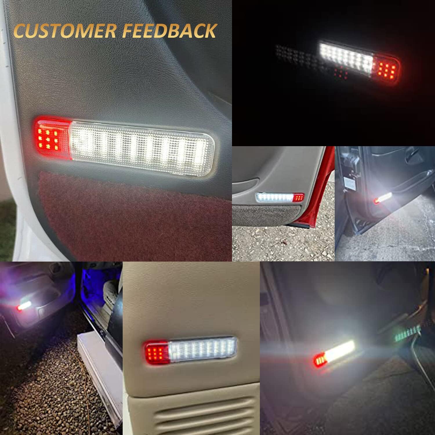 Buy Awesee Design Interior LED Door Panel Courtesy Light Assembly ...