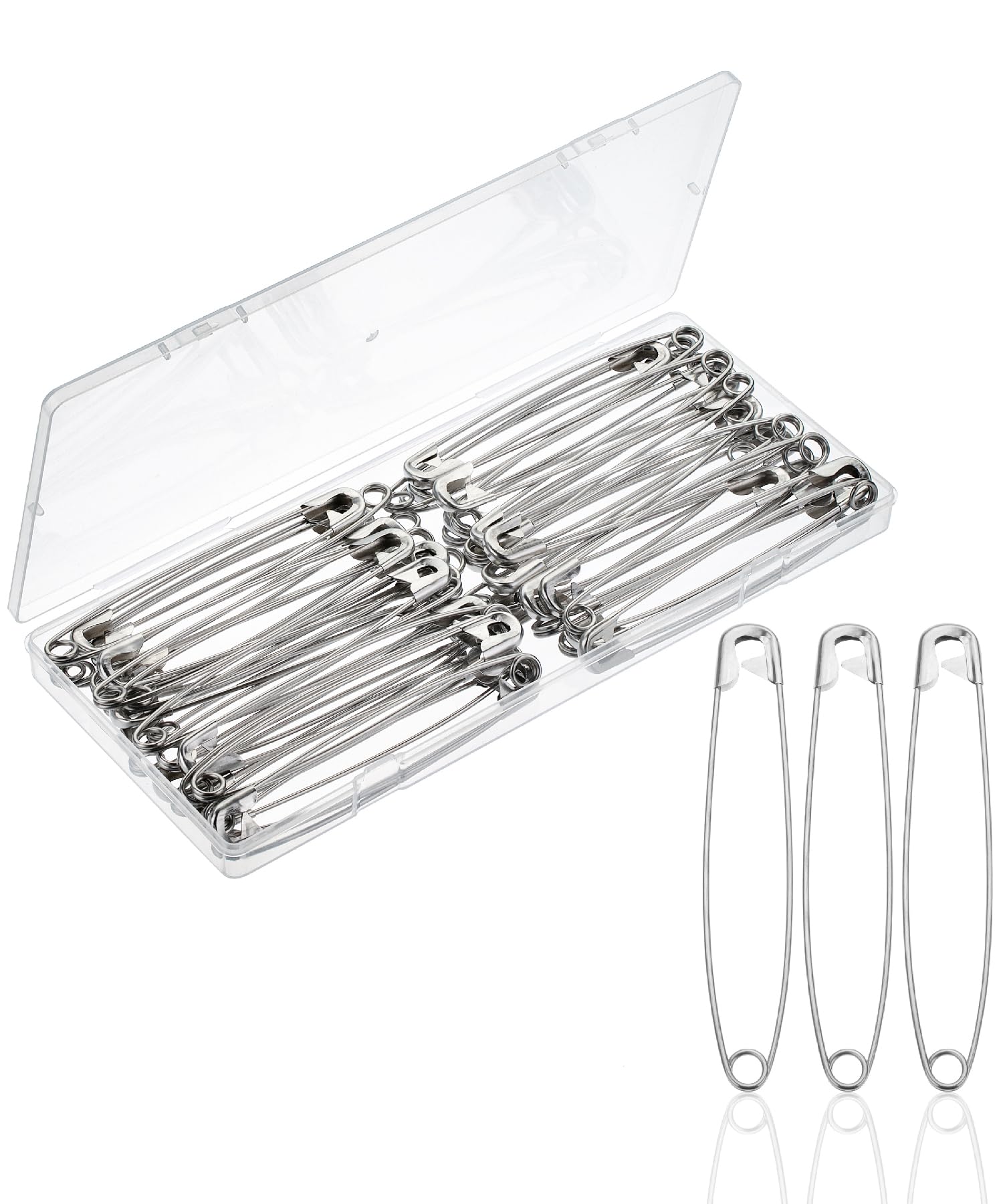 Amazon.com: Mr. Pen- Safety Pins, 4 Inch, 50 Pack, Oversize Safety Pin ...