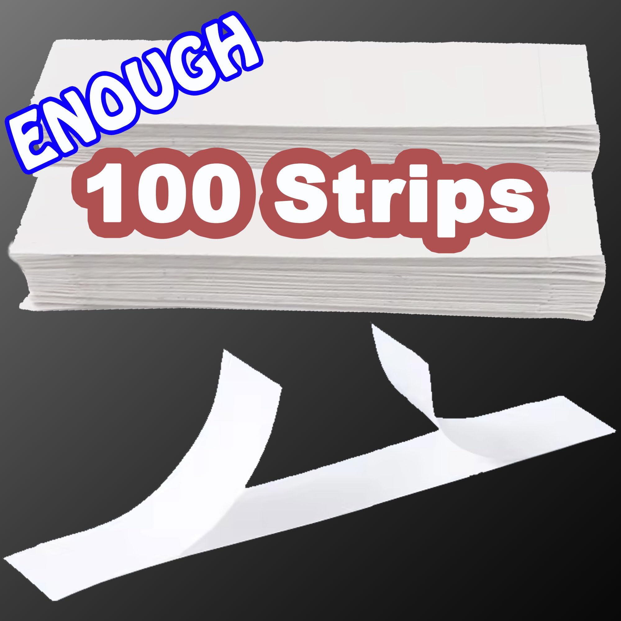 Double Sided Tape For Clothes Body On Tap 100-Strip Double-Sided ...