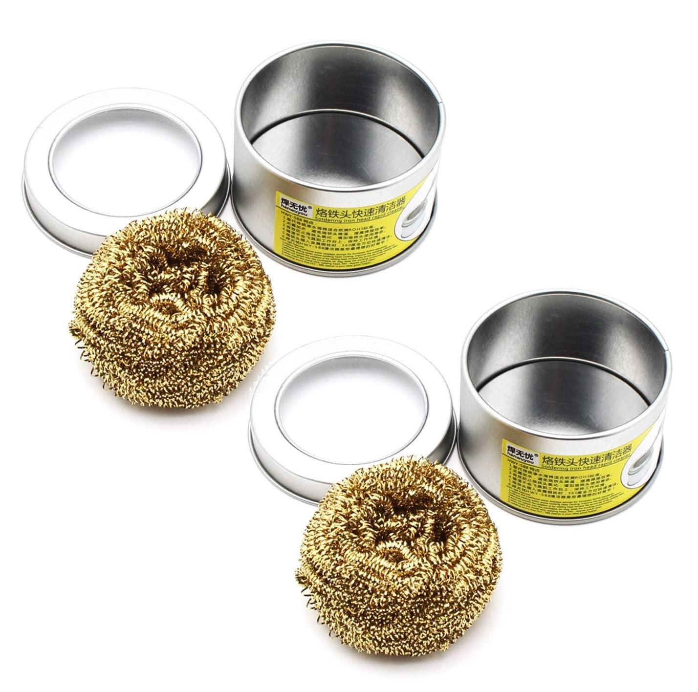 Vadda Bai Metal Wire Welding Soldering Solder Iron Tip or Bit Cleaner ...