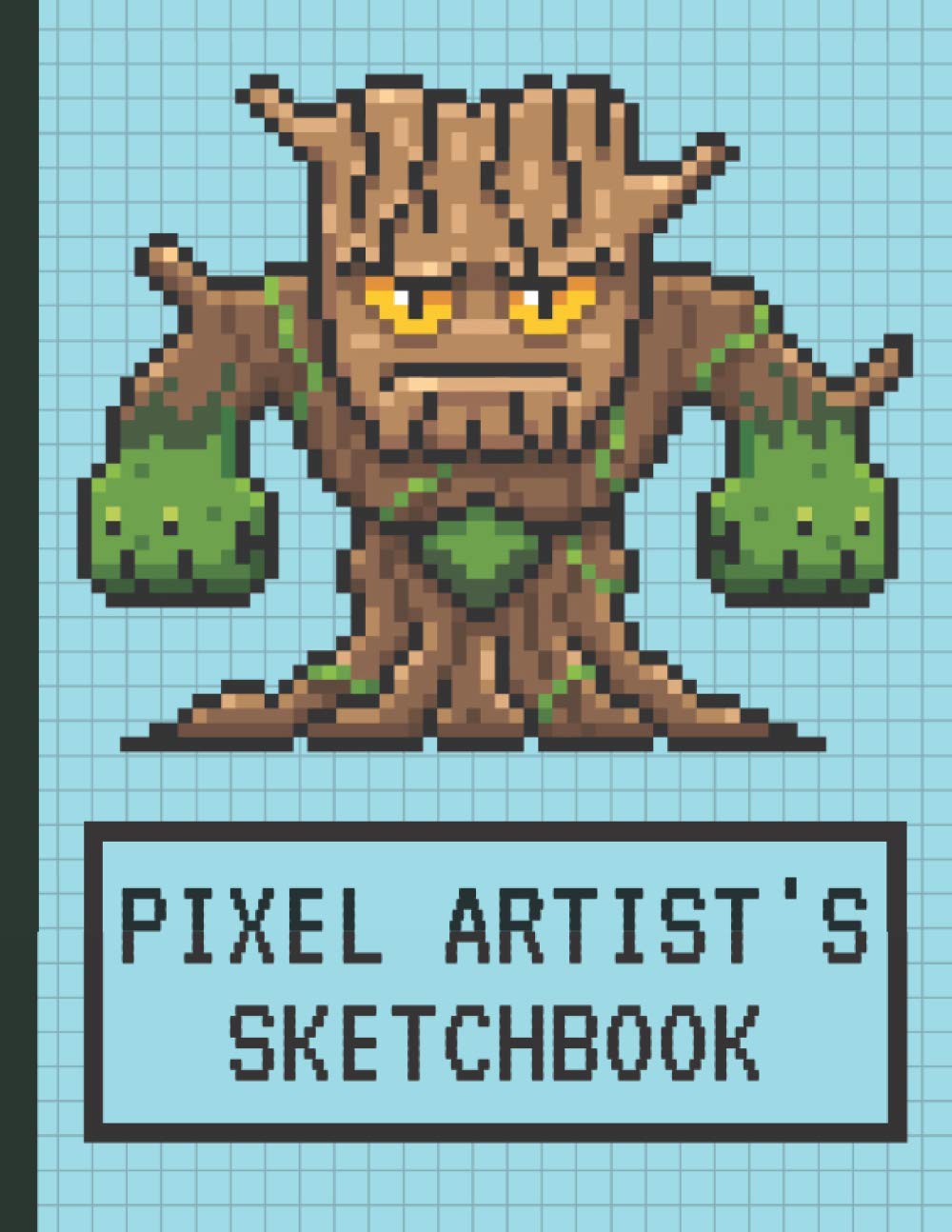 Pixel Artists Sketchbook Pixel Art Graph Paper Drawing Blank Notebook ...