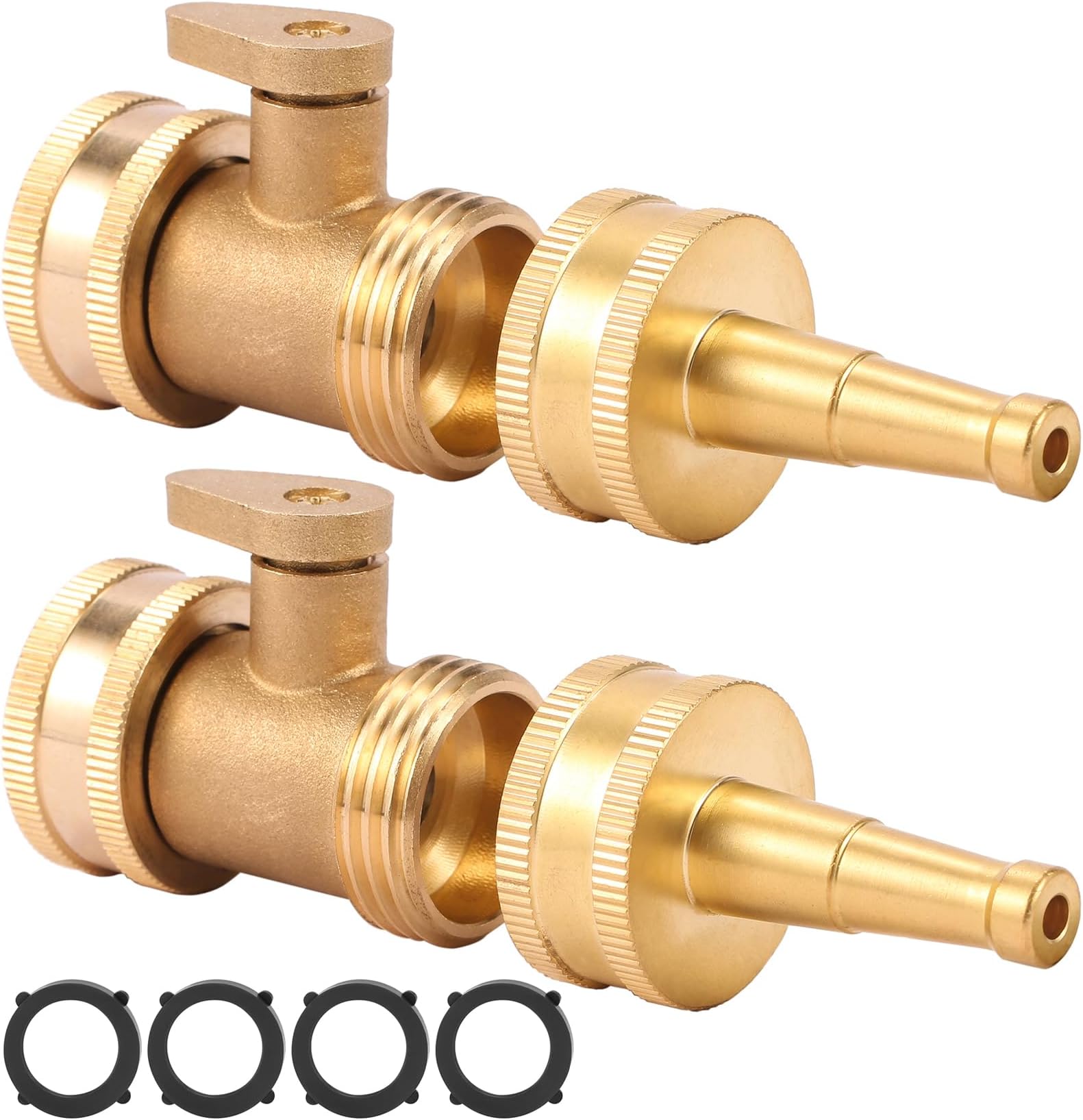Amazon.com: cozyou Heavy Duty Brass Jet Sweeper Sprayer Nozzle with ...