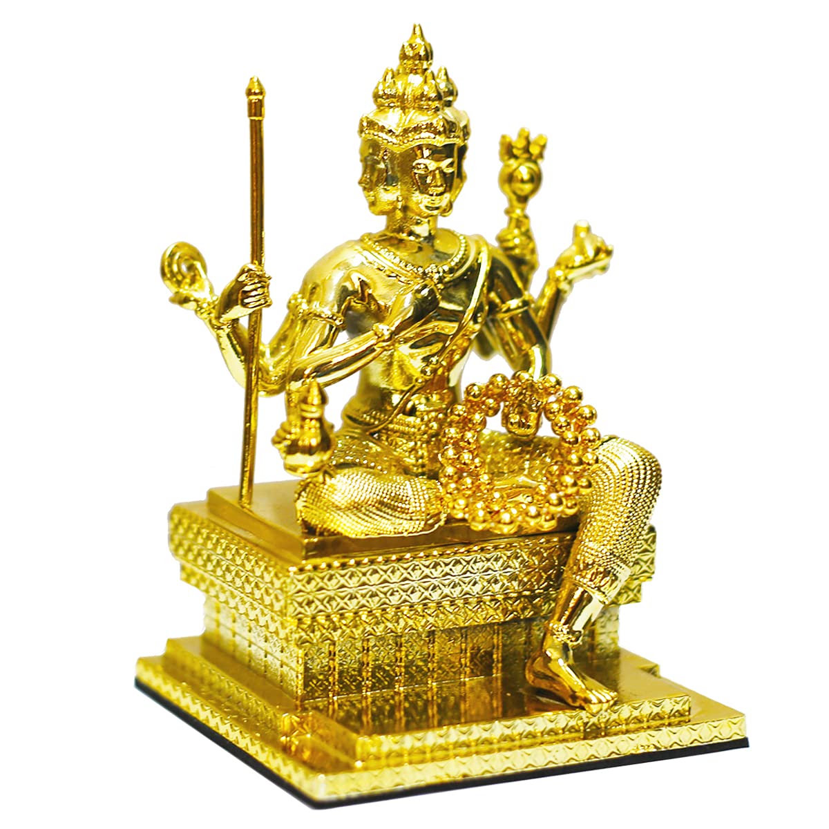 Golden Alloy Thai Sitting Brahma 4tall Indoor Erawan Shrine Phra ...