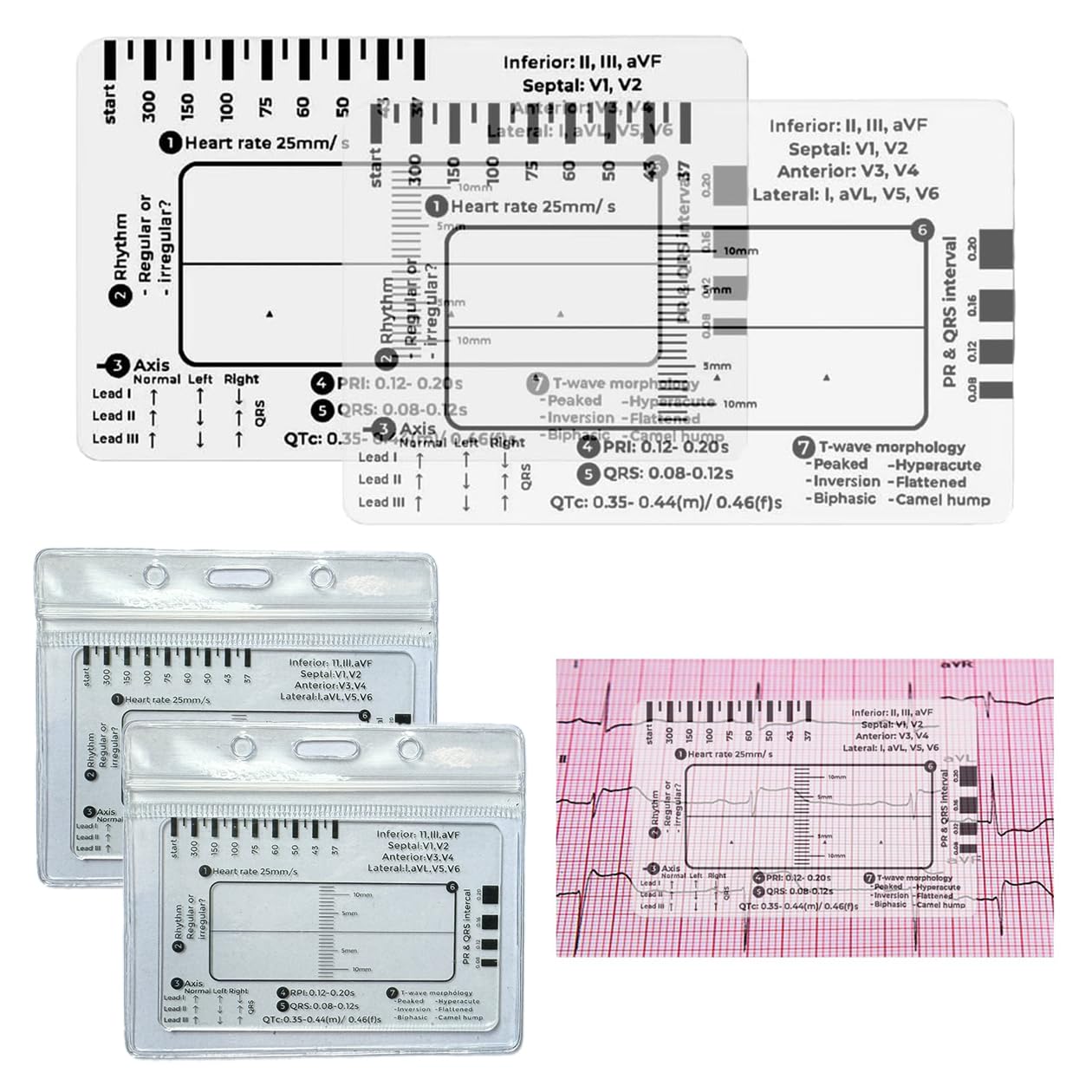 Buy Acrylic Ruler 7 Step Ruler, Portable Acrylic Ruler Reference Tool ...