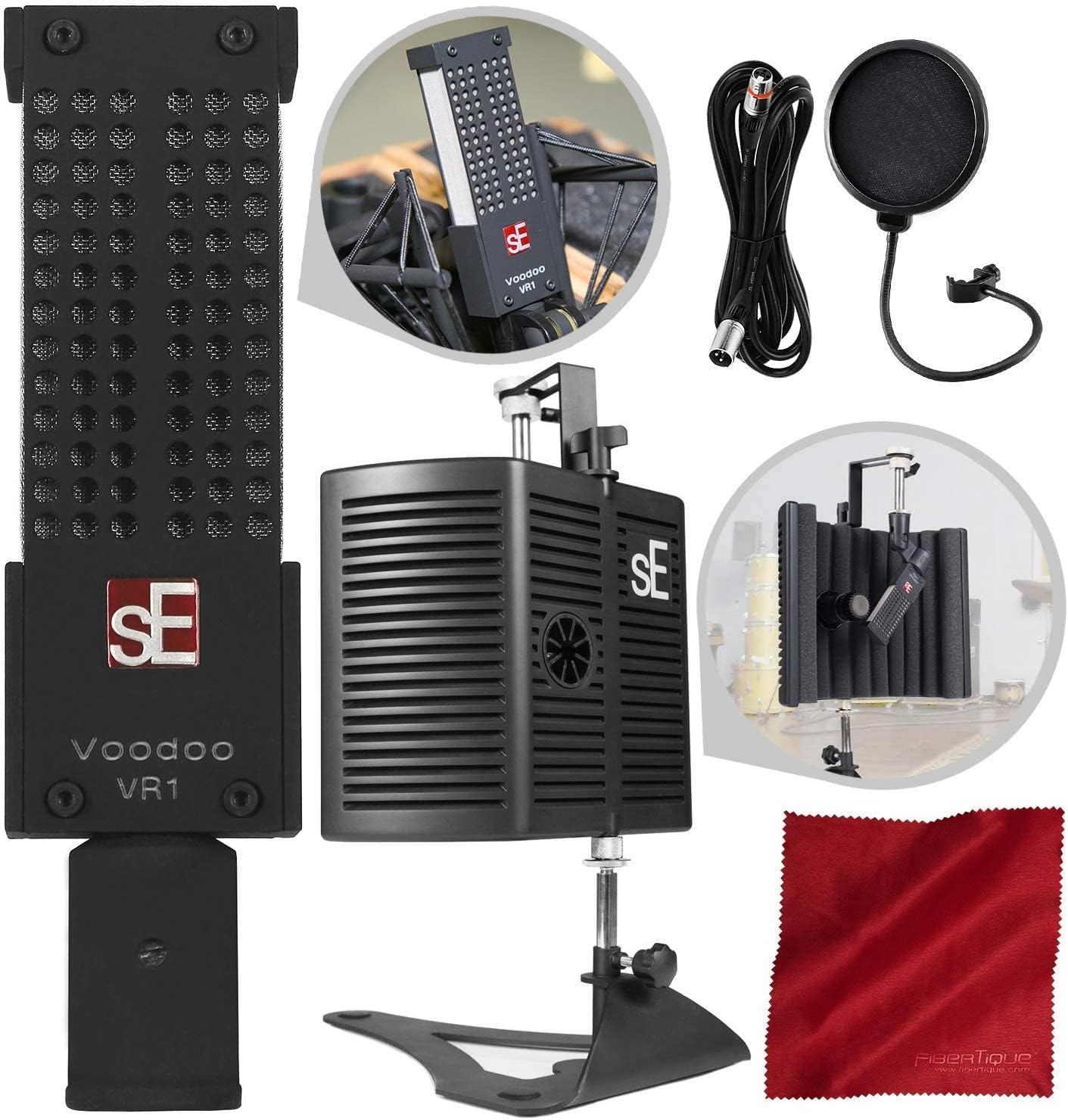 Amazon.com: sE Electronics Voodoo VR1 Passive Ribbon Microphone with ...