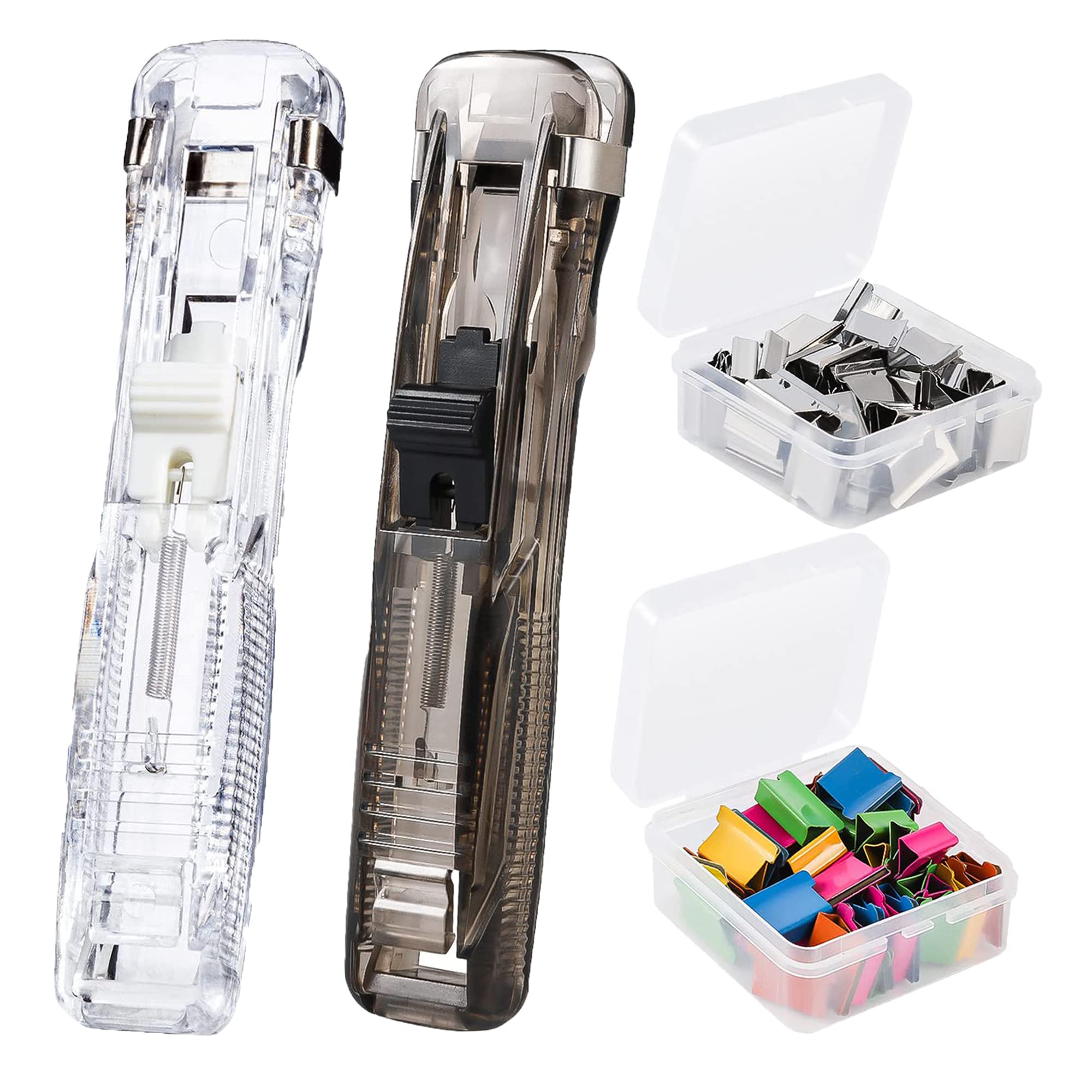 Amazon.com : QIDS 2 Pack Paper Clam Clip Dispensers 40 Sheet Capacity ...