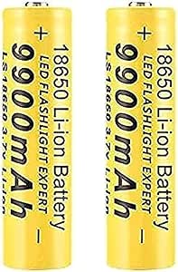 Amazon.com: BUEIDIJC Fácil de usar 3.7V Rechar, ion, 9900mAh, alta ...