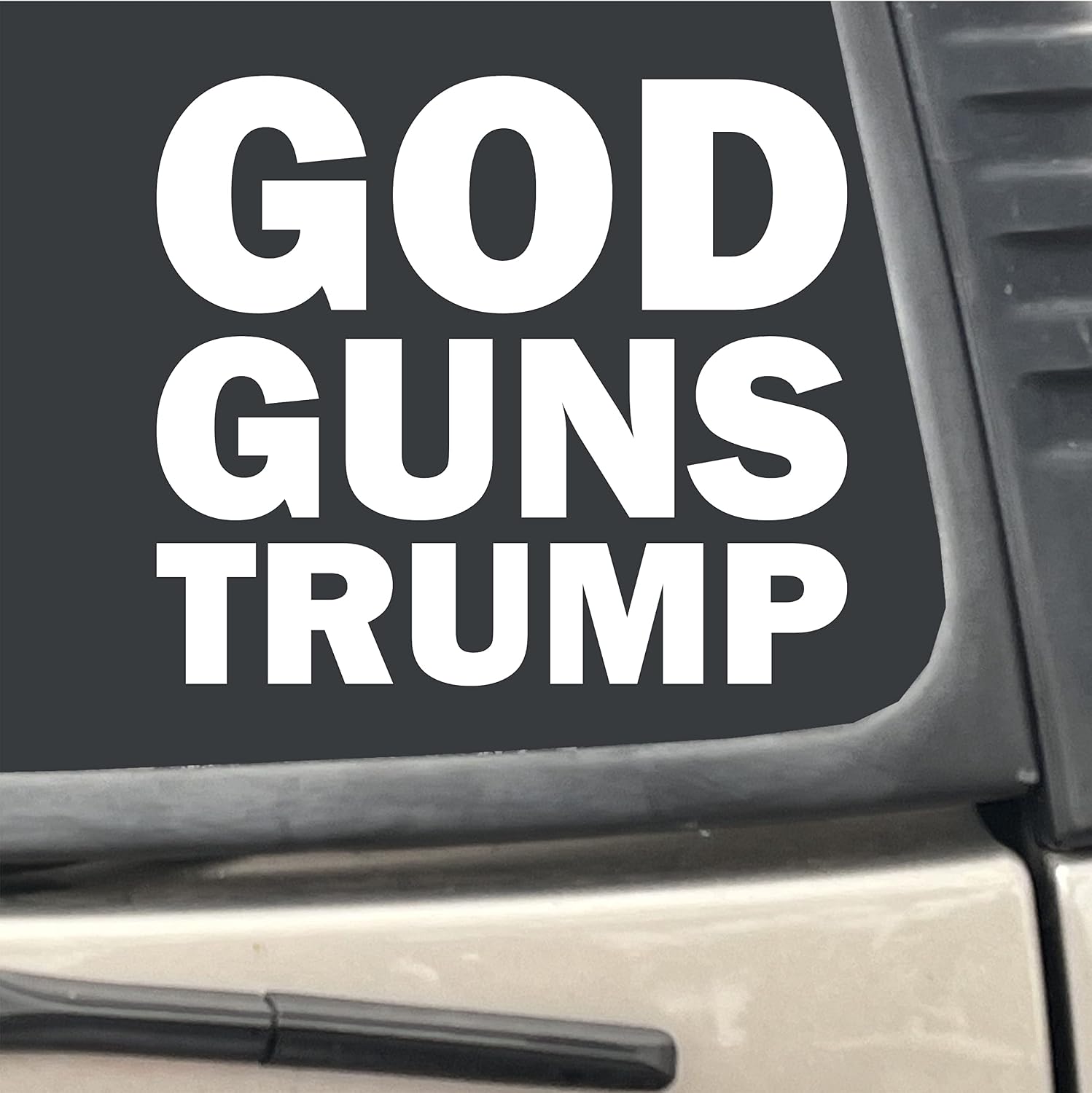 Amazon.com: God Guns Trump 6" x 5" Sticker Decal for Car, Truck, Laptop ...