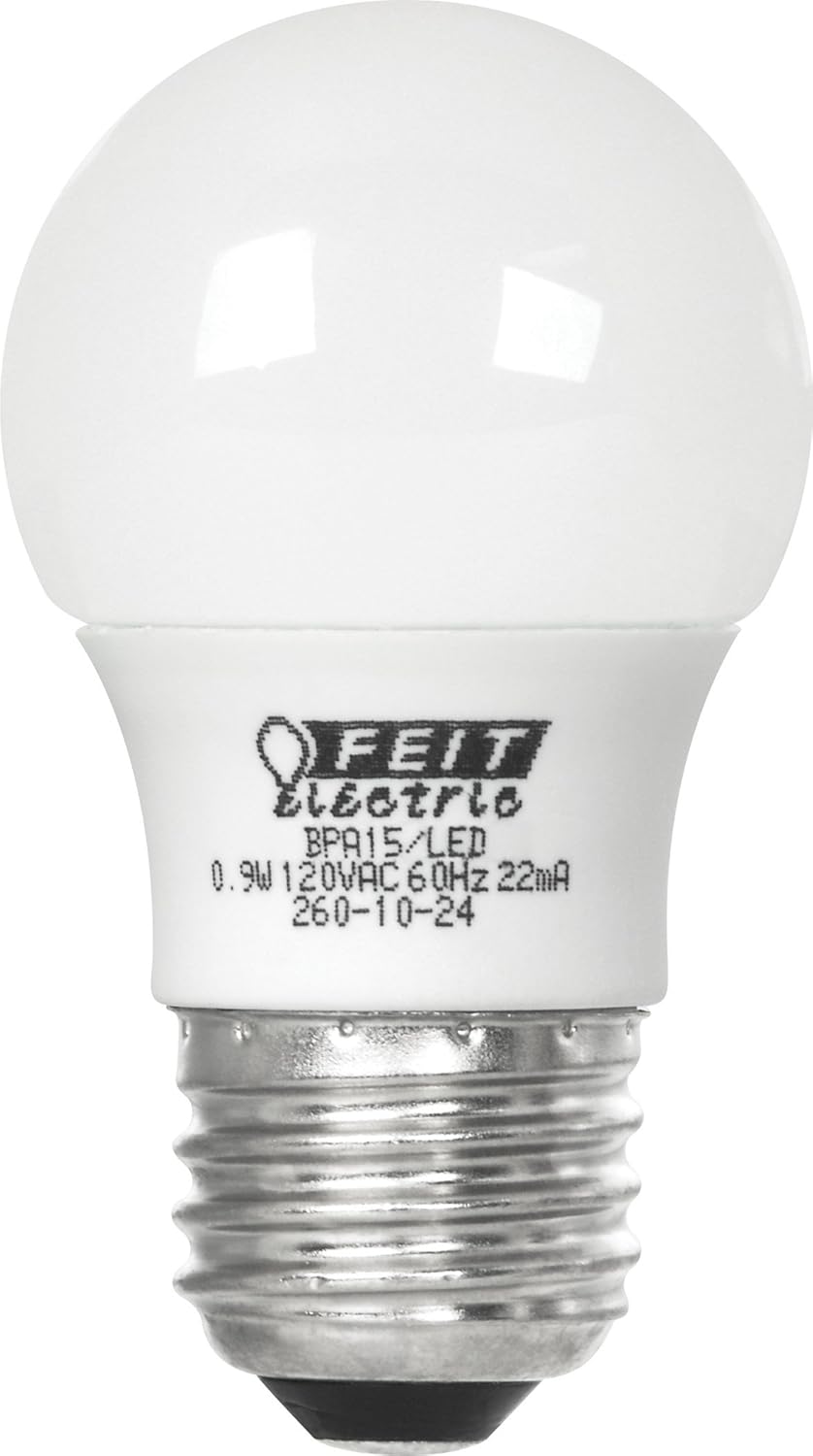 Feit Electric BPA15/LED/RP 2 Watt A15 Soft White LED Ceiling Fan Light ...