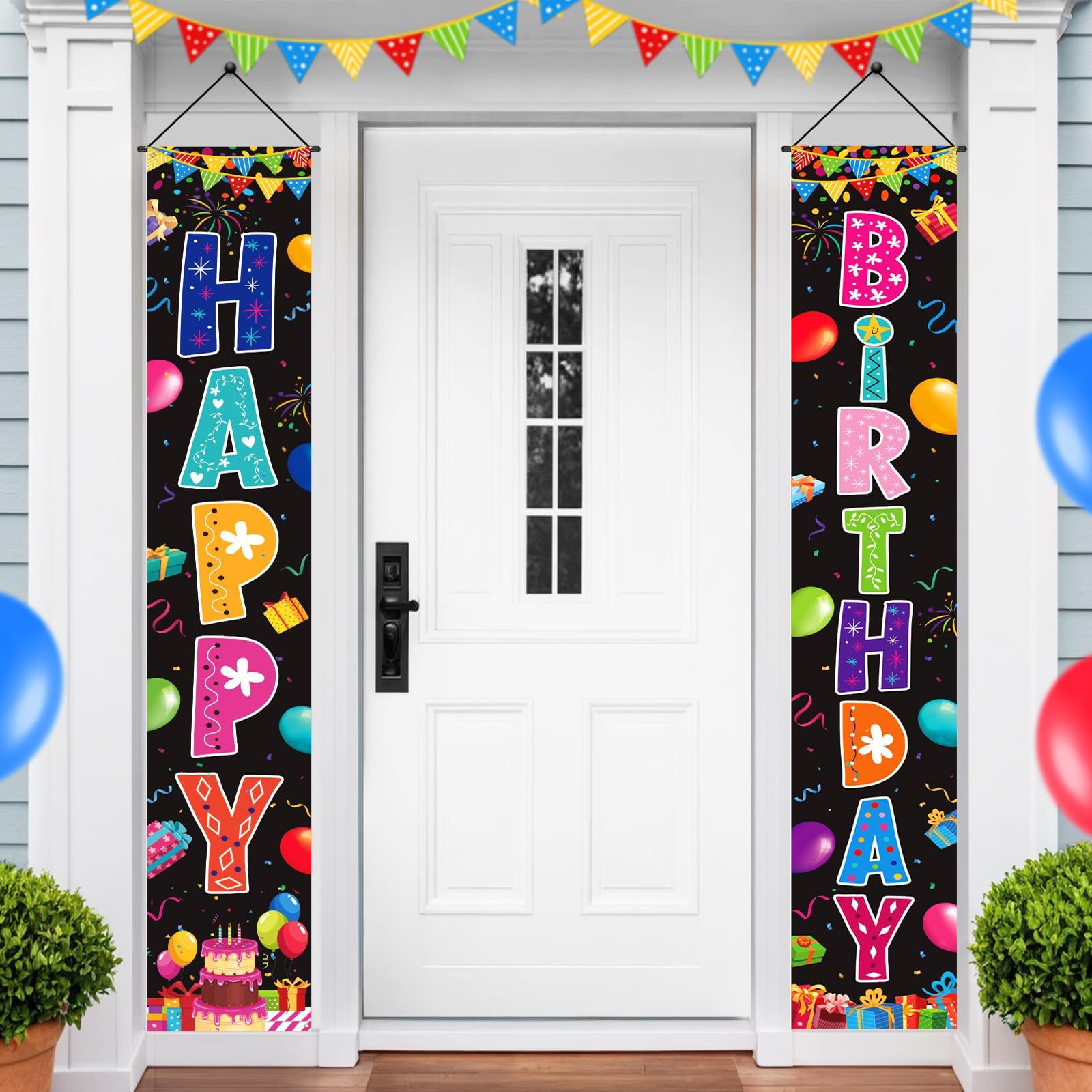 Amazon.com: Peach Porch Sign Door Hanging Banner, Peach Birthday Party ...