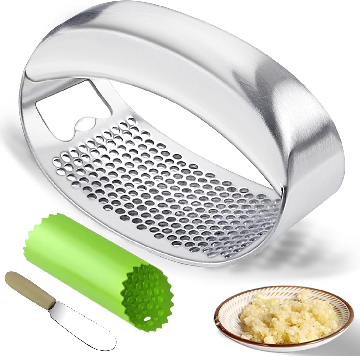 Amazon.com: 2024 New Garlic press rocker,Tdgcdsm Garlic press rocker ...