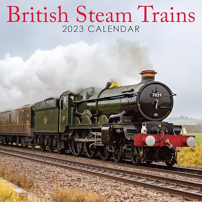 2023 British Steam Trains Square Hanging Wall Calendar - No Plastic ...