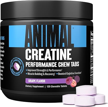 Amazon.com: Animal Creatine Chews Tablets - Enhanced Creatine ...