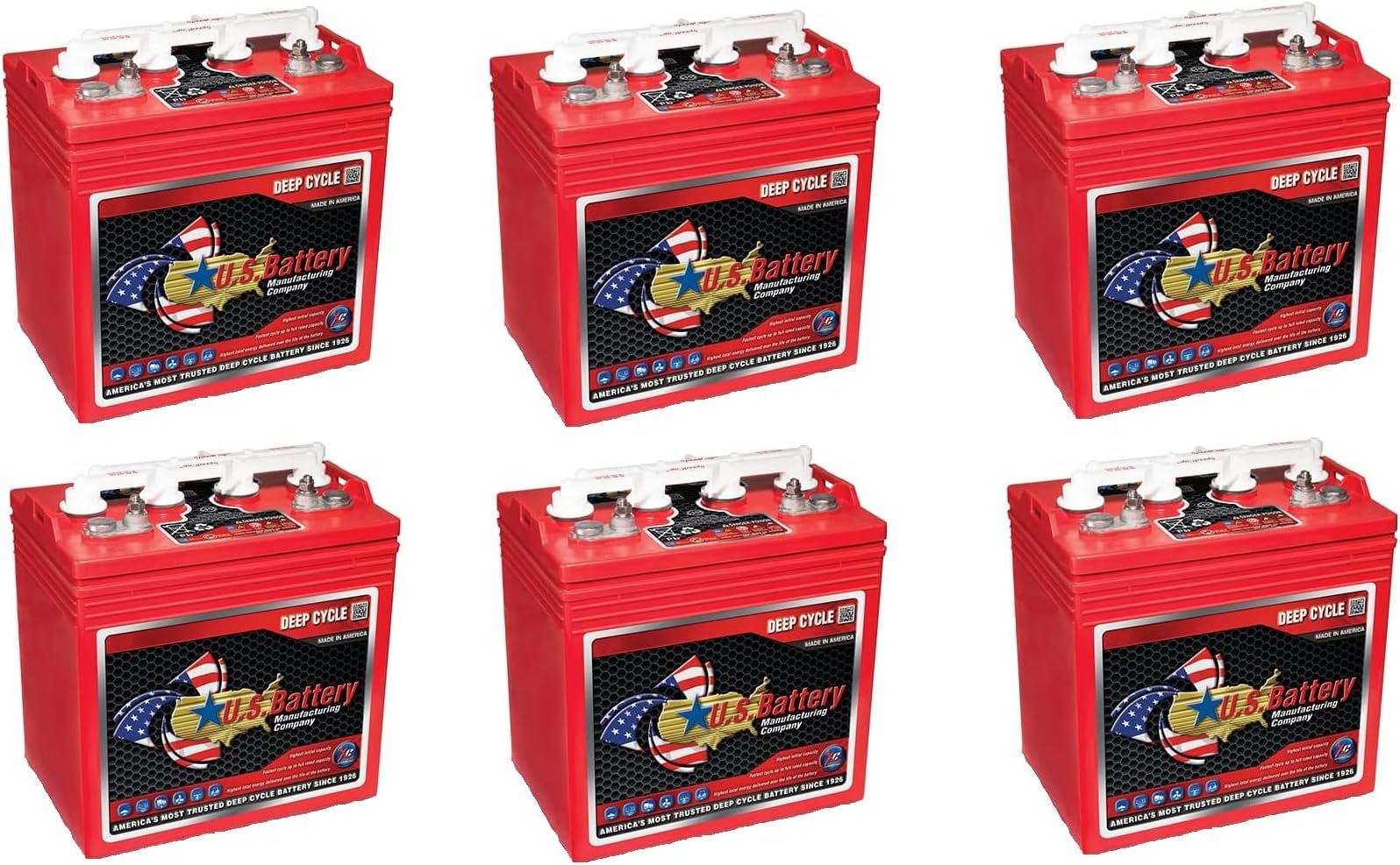 Amazon.com: Trojan T-875 8V 170Ah Flooded Lead Acid GC8 Deep Cycle ...