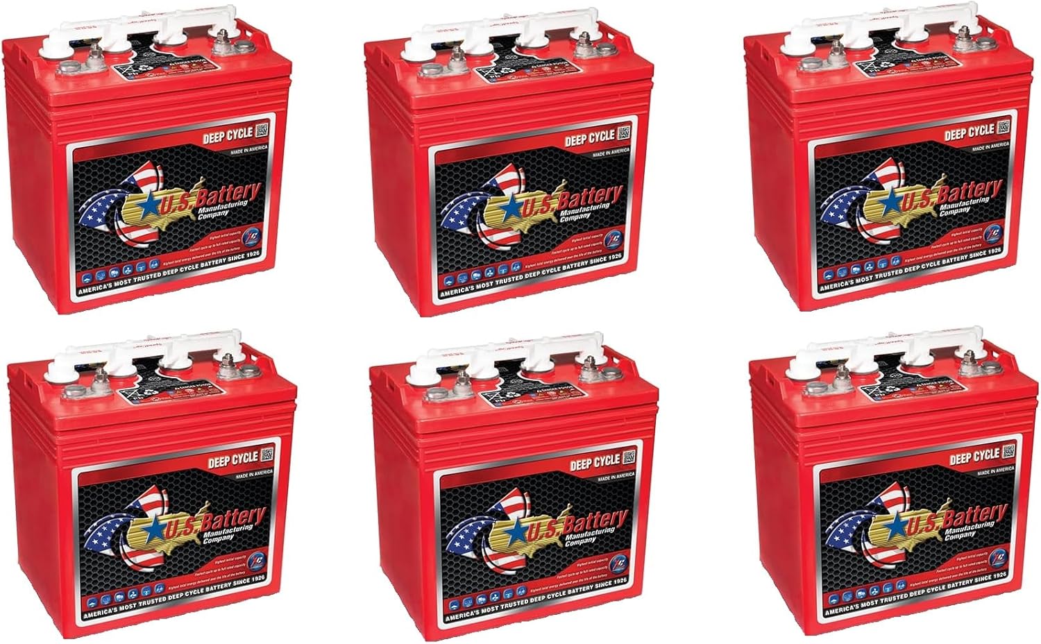 Amazon.com: US Battery US8VGC T875 8 Volt, 170 AH Deep Cycle Battery ...