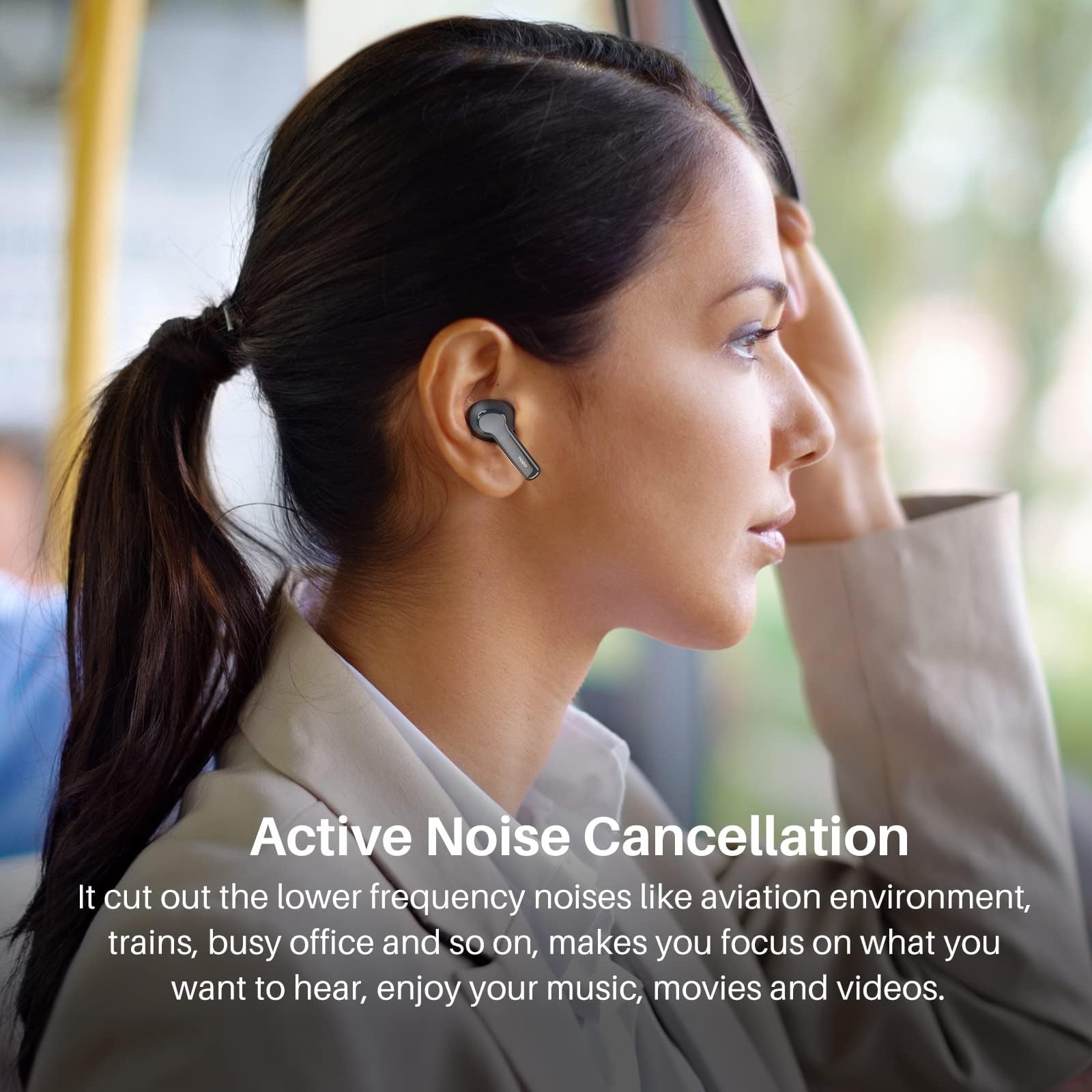 Snapklik.com : NC2 Hybrid Active Noise Cancelling Wireless Earbuds, in ...