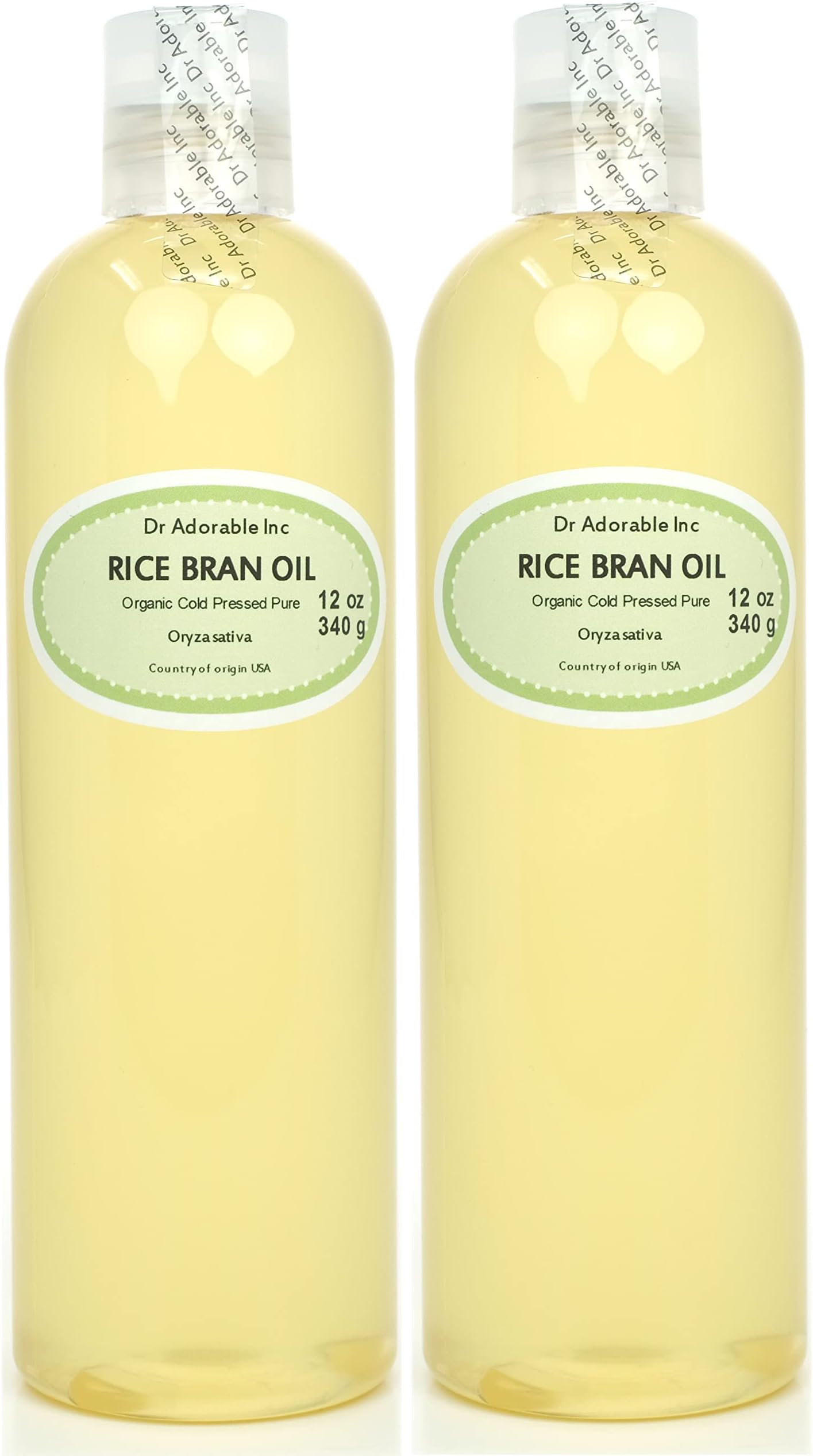 Amazon.com: Dr Adorable - 24 oz - Rice Bran Oil - 100% Pure Natural ...